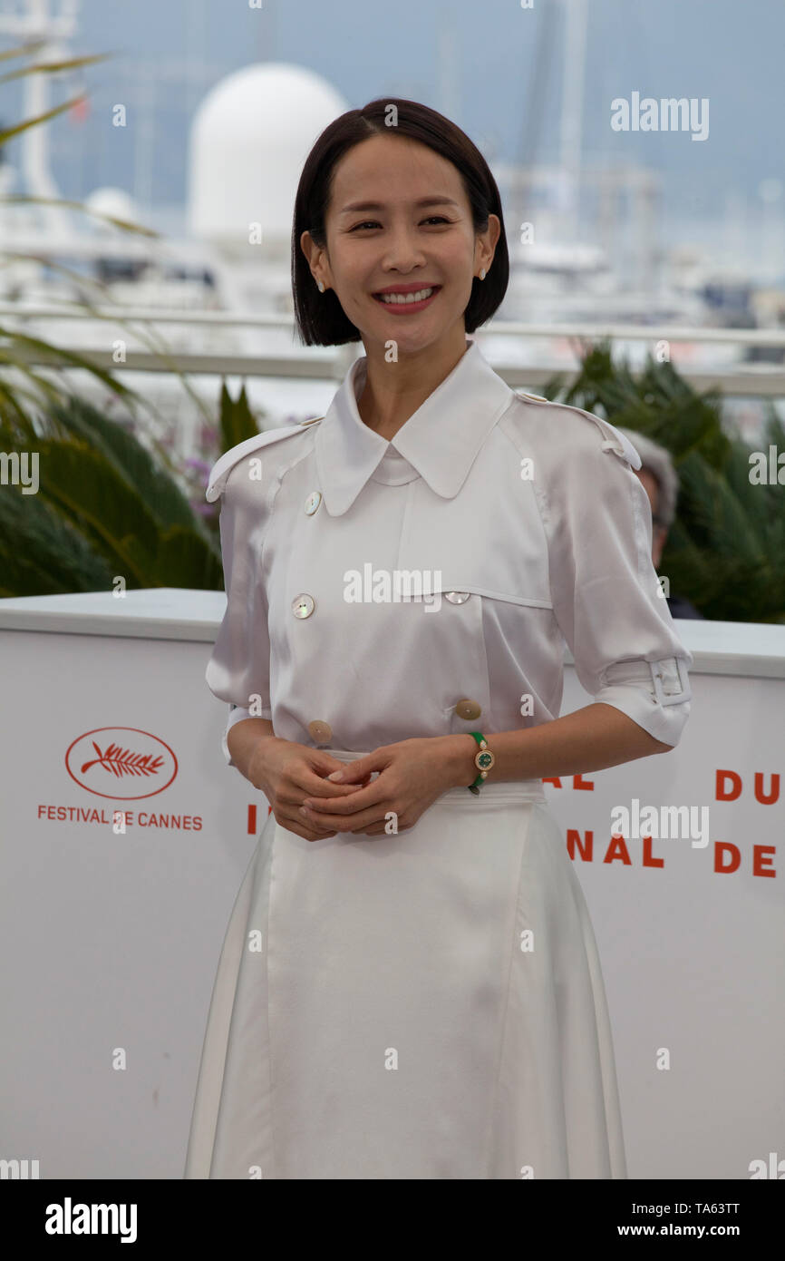 Cannes, France. 22nd May, 2019. Actress Cho Yeo-Jeong at Parasite film ...