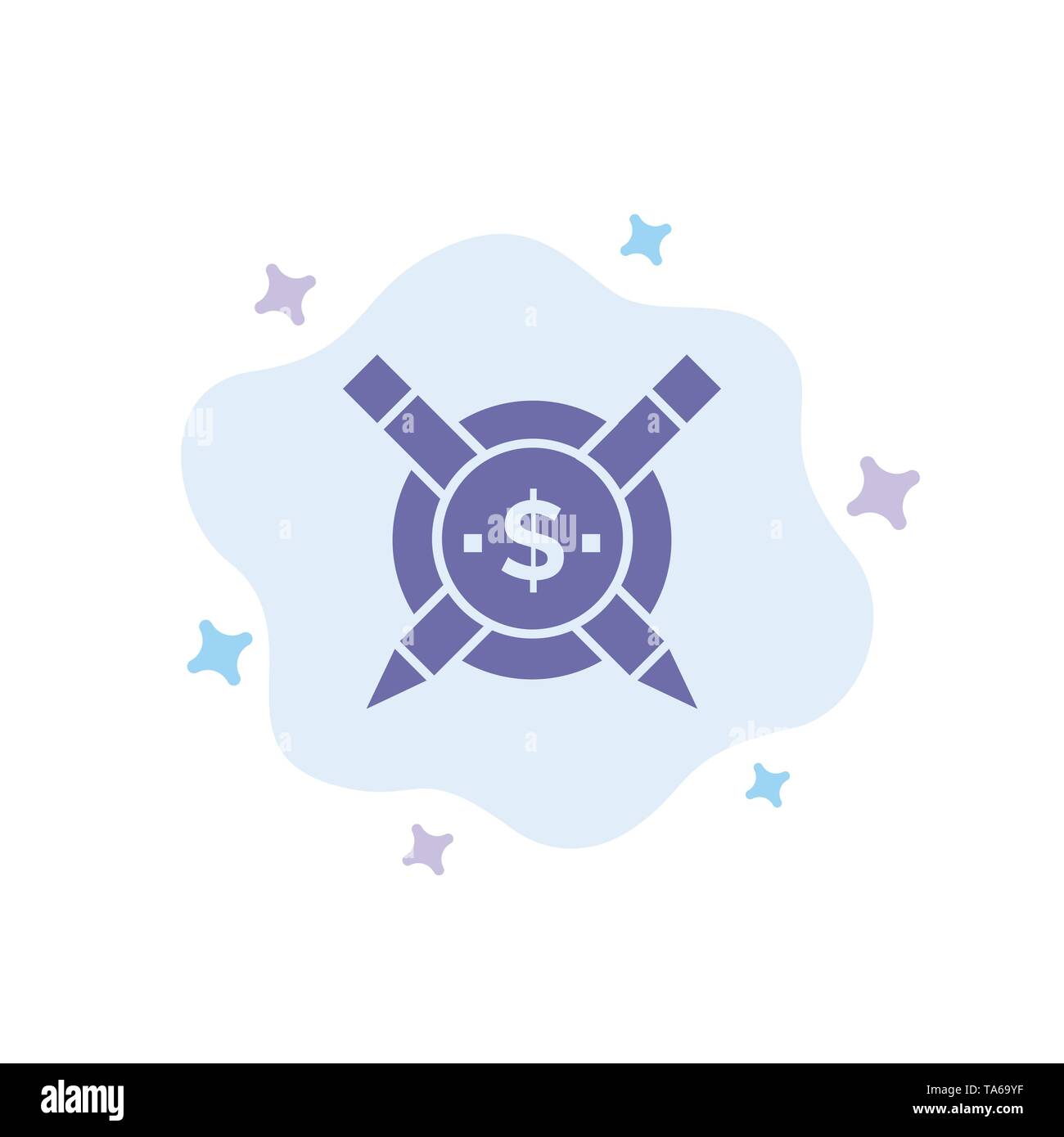 Paid, Articles, Paid Articles, Digital Blue Icon on Abstract Cloud ...