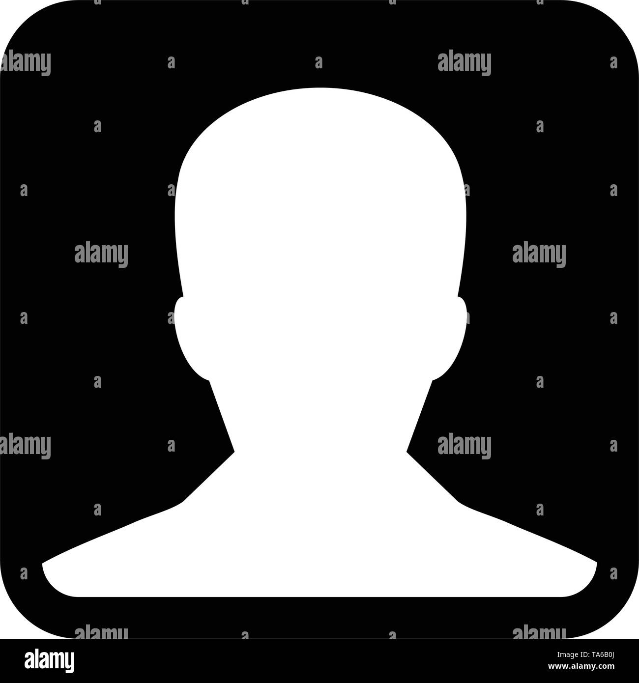 Staff icon vector male user person profile avatar symbol for business ...