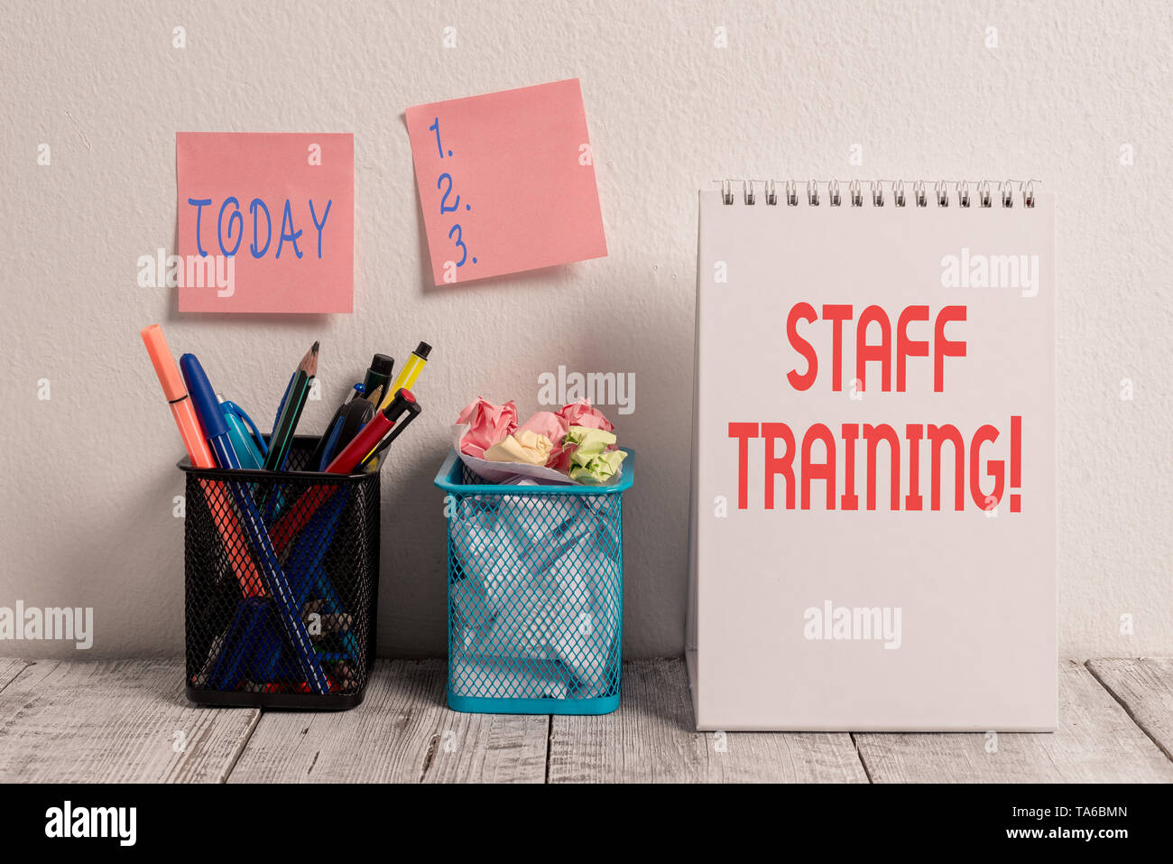 Conceptual hand writing showing Staff Training. Concept meaning learn ...