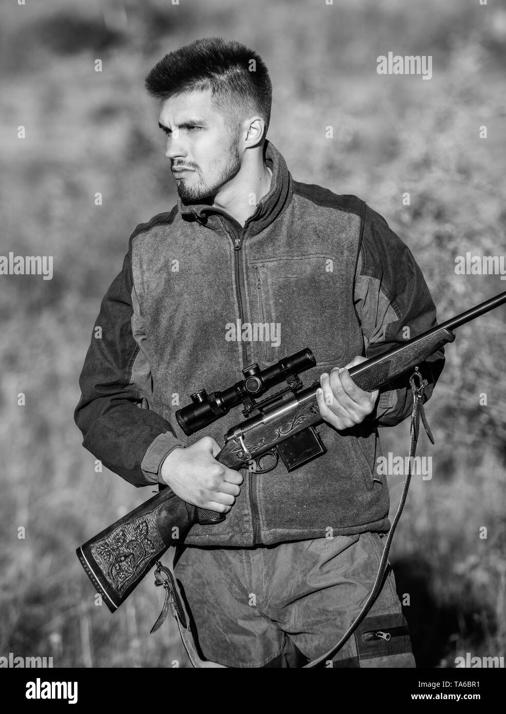 Hunter huntsman gamekeeper forester hi-res stock photography and images ...