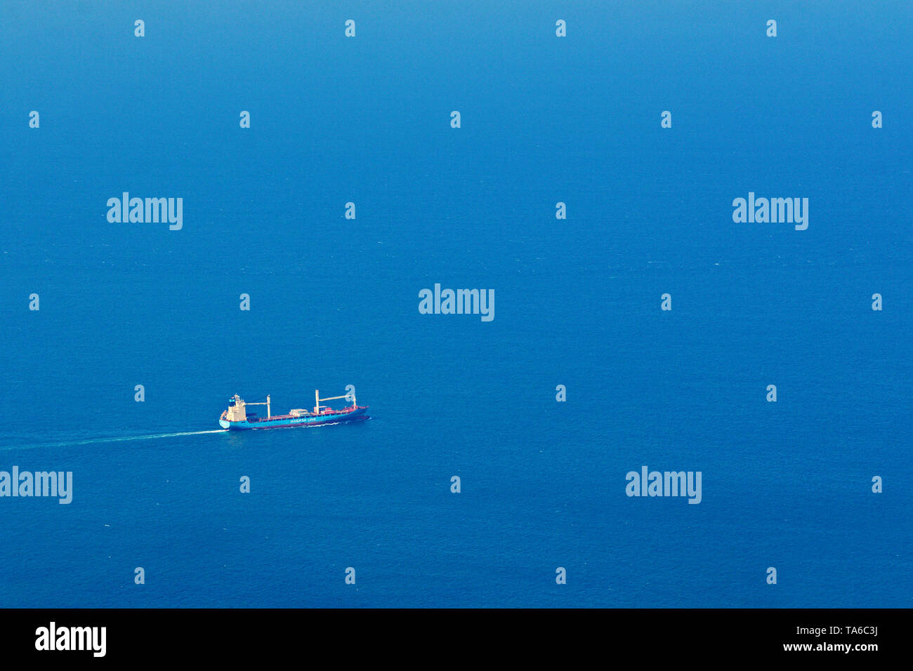 An unidentified ship going ashore Stock Photo - Alamy