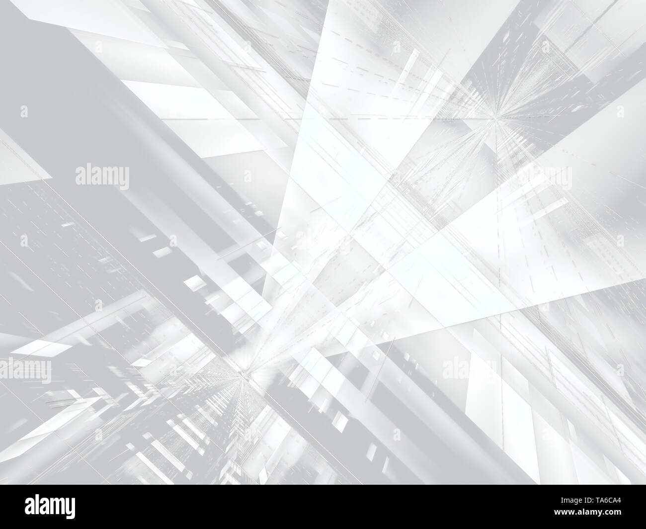 Technology background - futuristic structure with rays burst ...