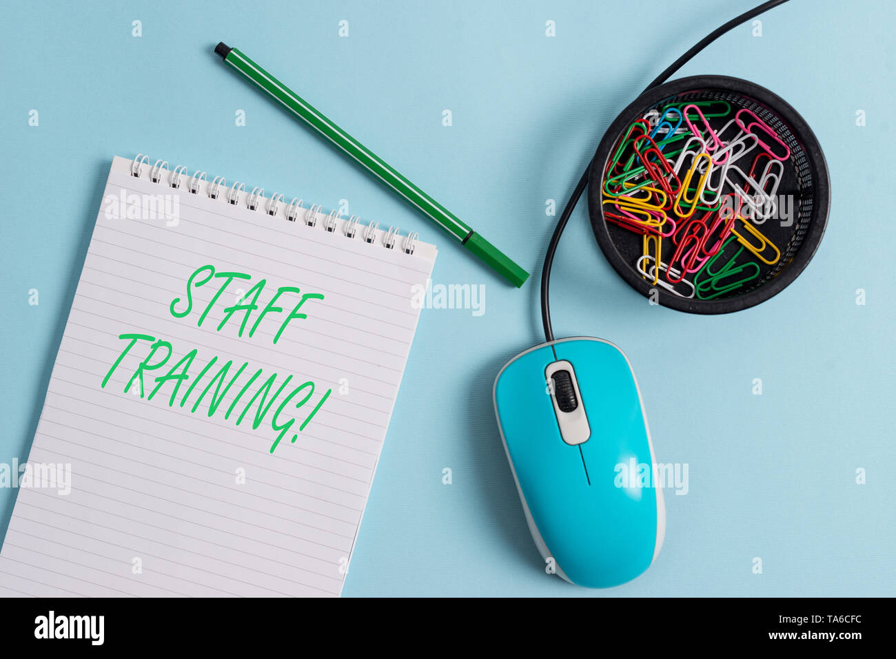 Handwriting text Staff Training. Conceptual photo learn specific ...