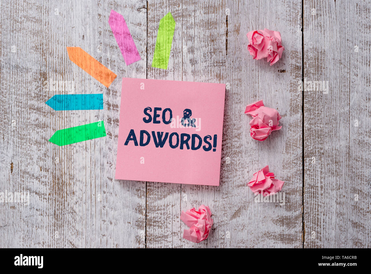 Handwriting text writing Seo And Adwords. Conceptual photo they are ...