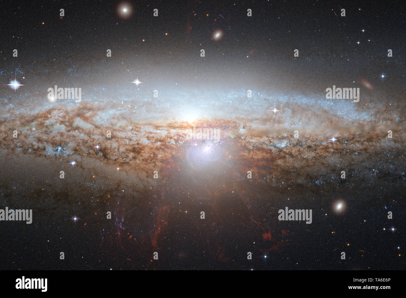 Stars, galaxies and nebulas in awesome cosmic image. Elements of this ...