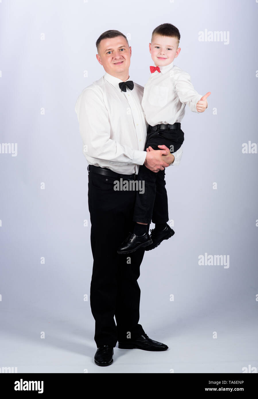 small boy with dad gentleman. Family. Aristocrat. happy child with ...
