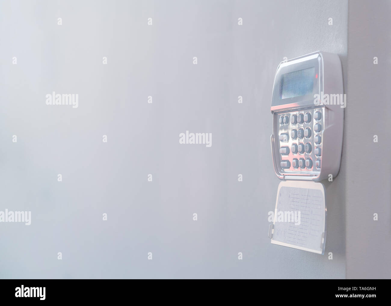Alarm system of an apartment, house of business office. Surveillance ...