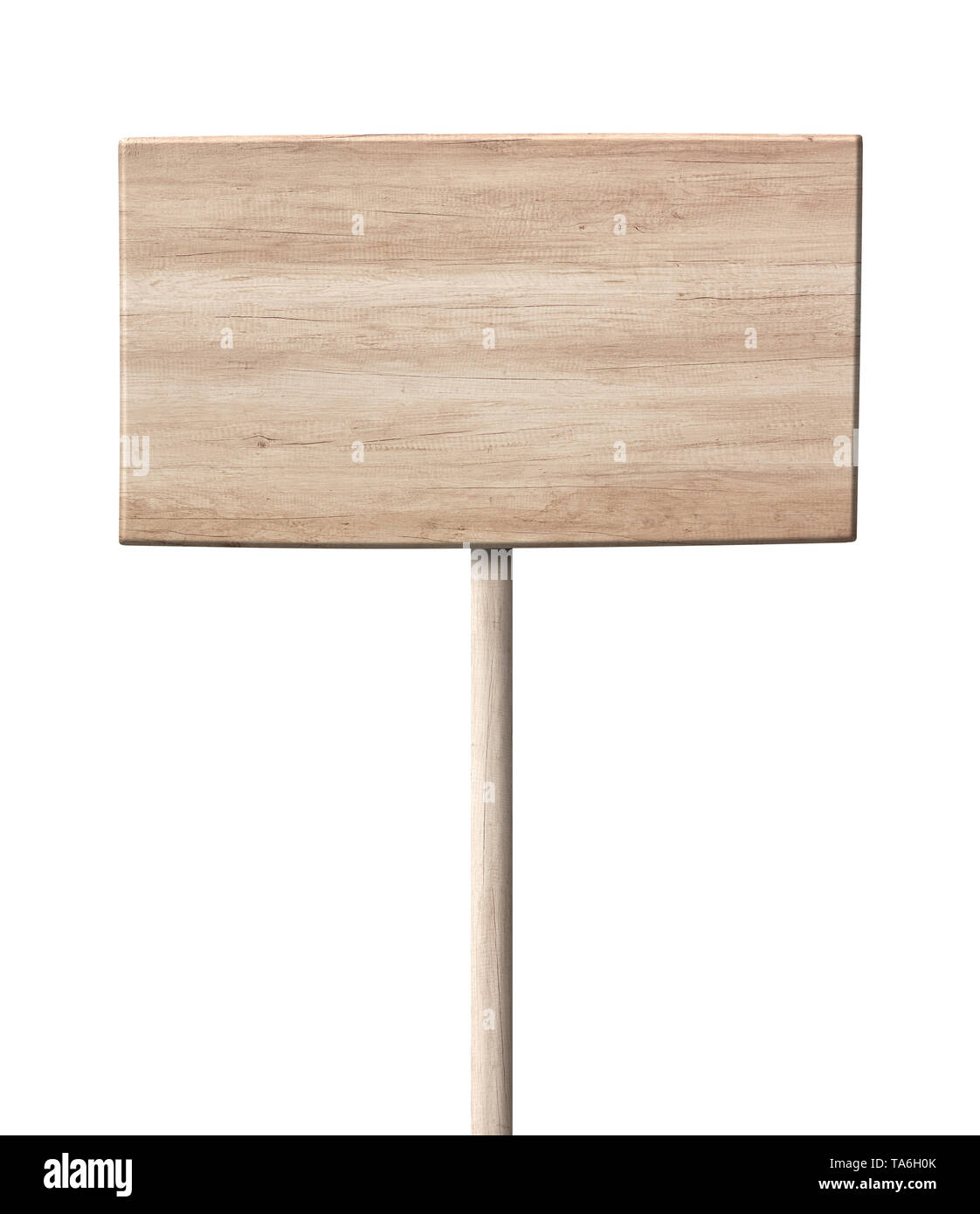 Wooden pole sign hi-res stock photography and images - Alamy