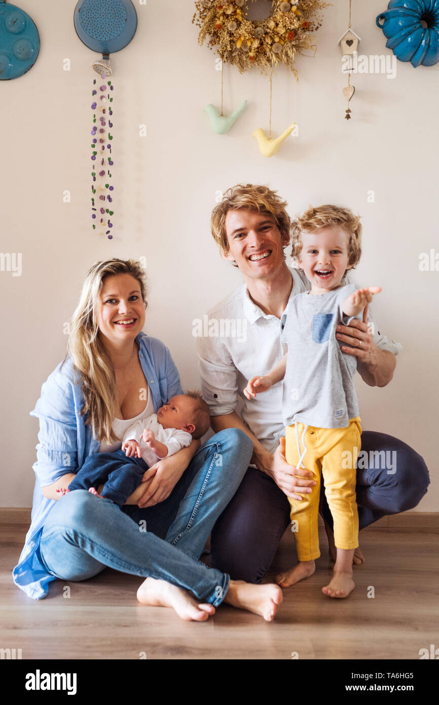Young Parents With Baby