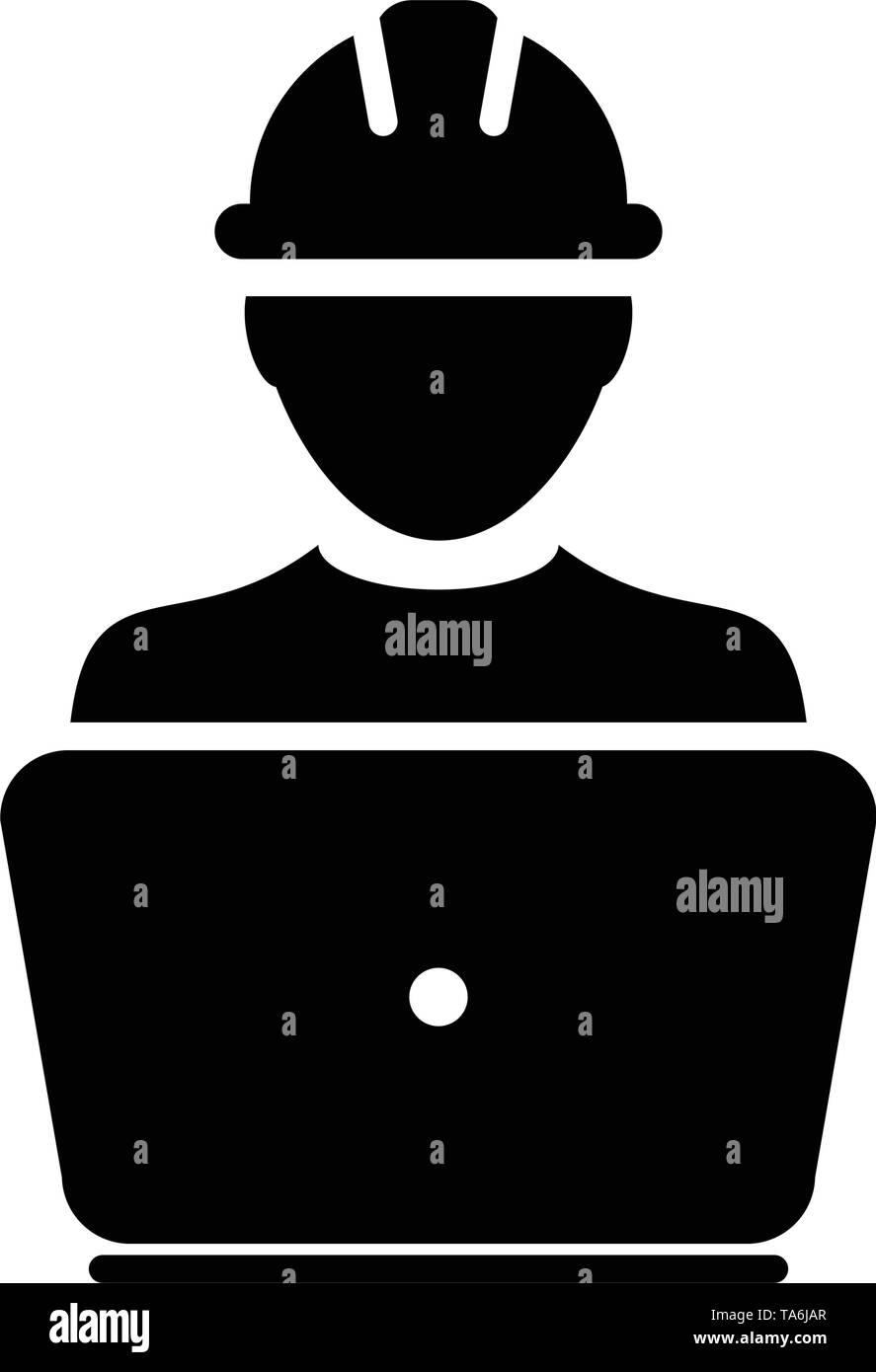 Architect businessman in helmet Black and White Stock Photos & Images ...