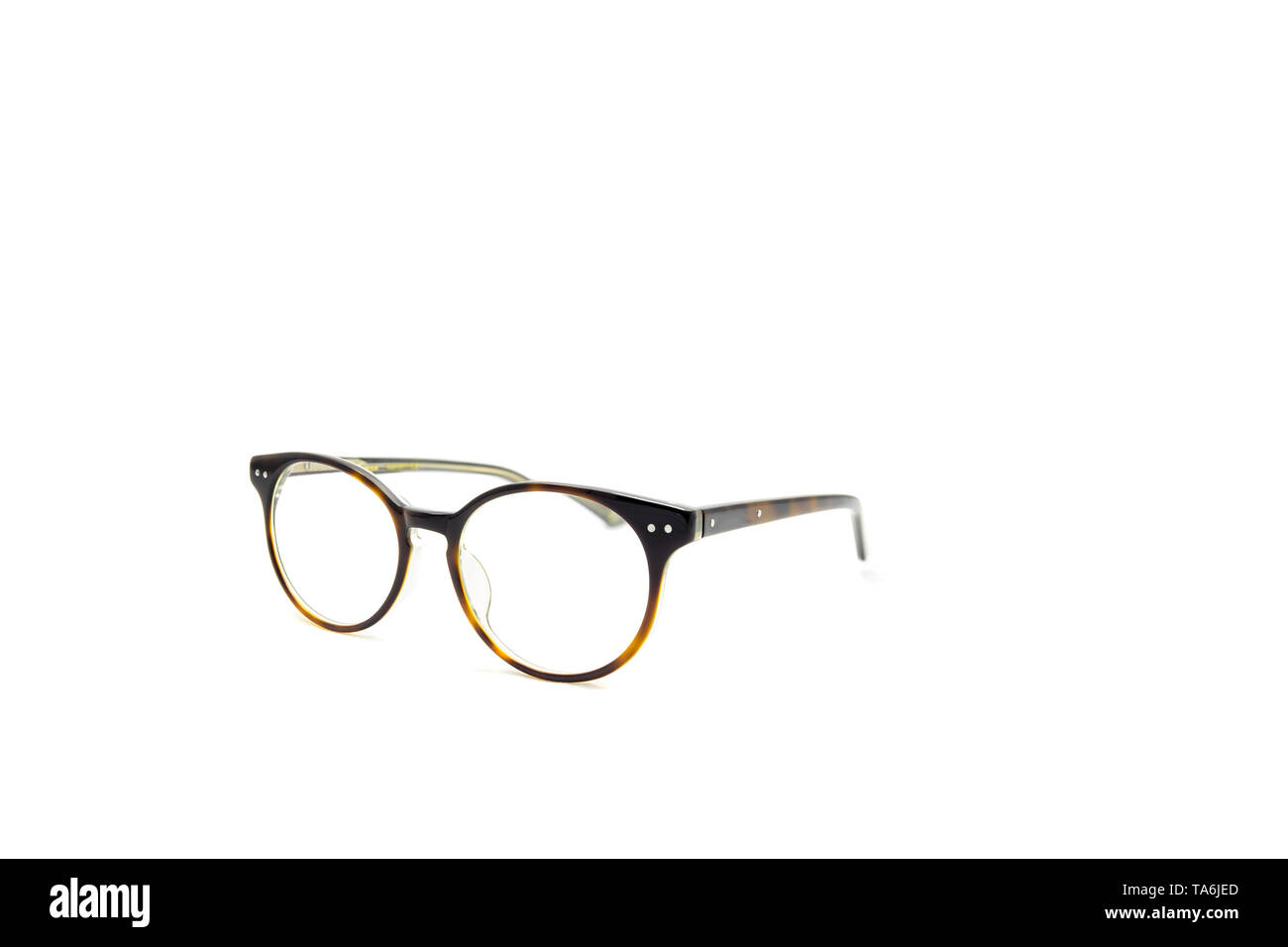 Man in round glasses Cut Out Stock Images & Pictures - Alamy