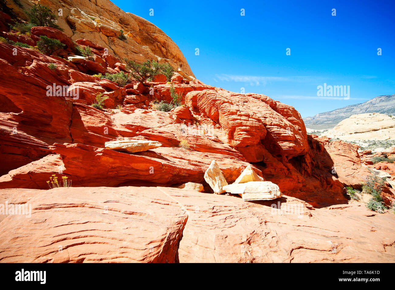 Rock Formations in Red Rock Cayon Conservation Area, Nevada, United ...