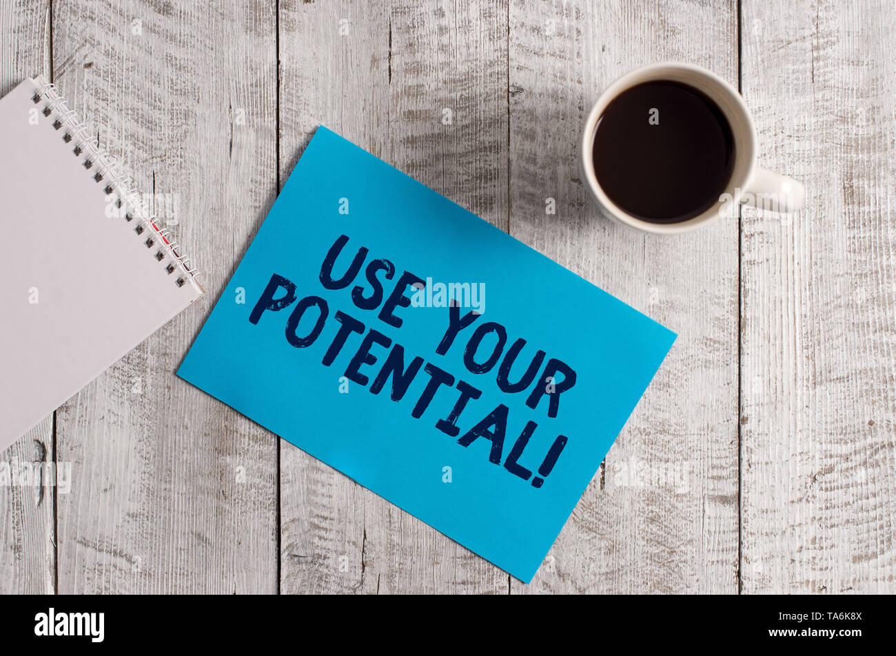 Word writing text Use Your Potential. Business photo showcasing achieve ...