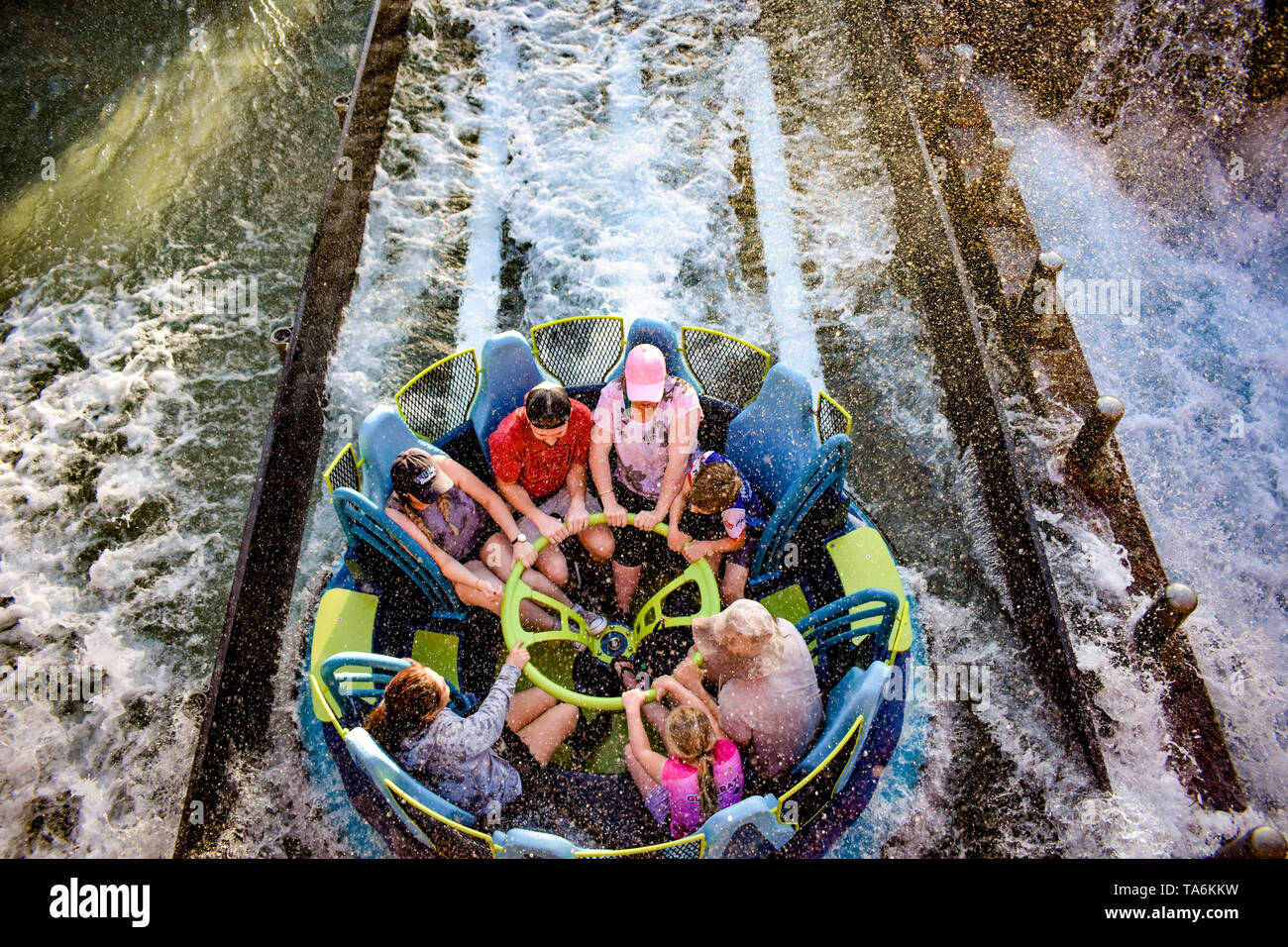 Orlando, Florida. December 19, 2018. People having fun the world's ...