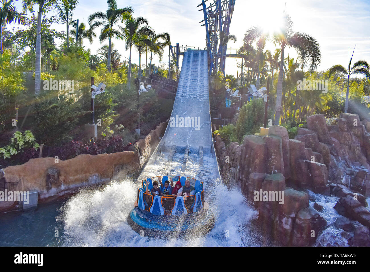 Orlando, Florida. December 21, 2018. People enjoying the world's ...