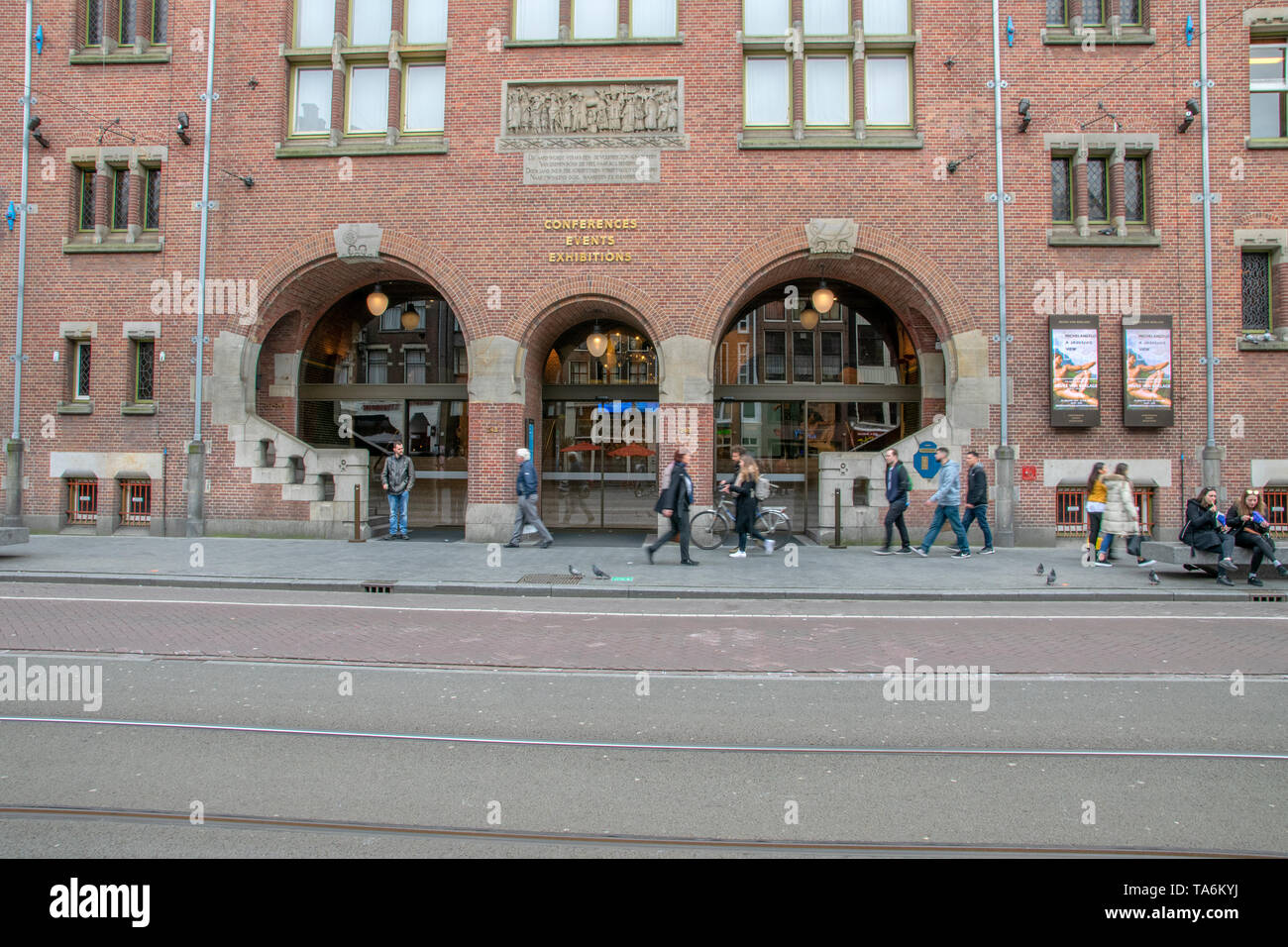 Beurs Van Berlage Building At Amsterdam The Netherlands 2019 Stock ...