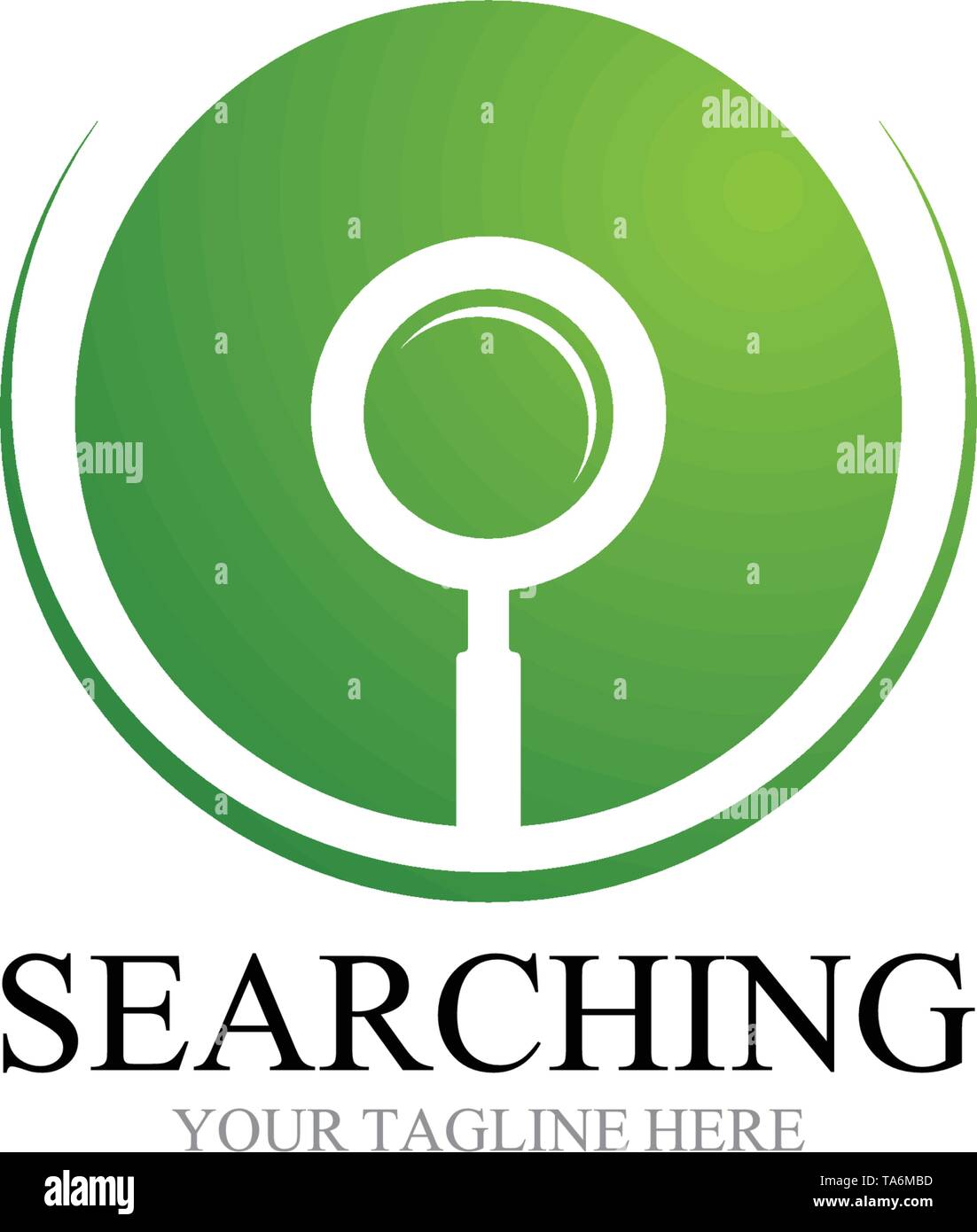 Simple and modern job search logo vector vectors hi-res stock ...