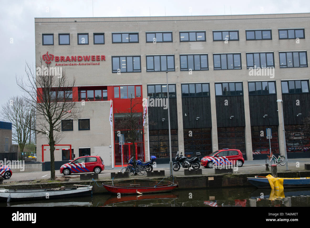 Fire Department Building At Amsterdam The Netherlands 2019 Stock Photo ...