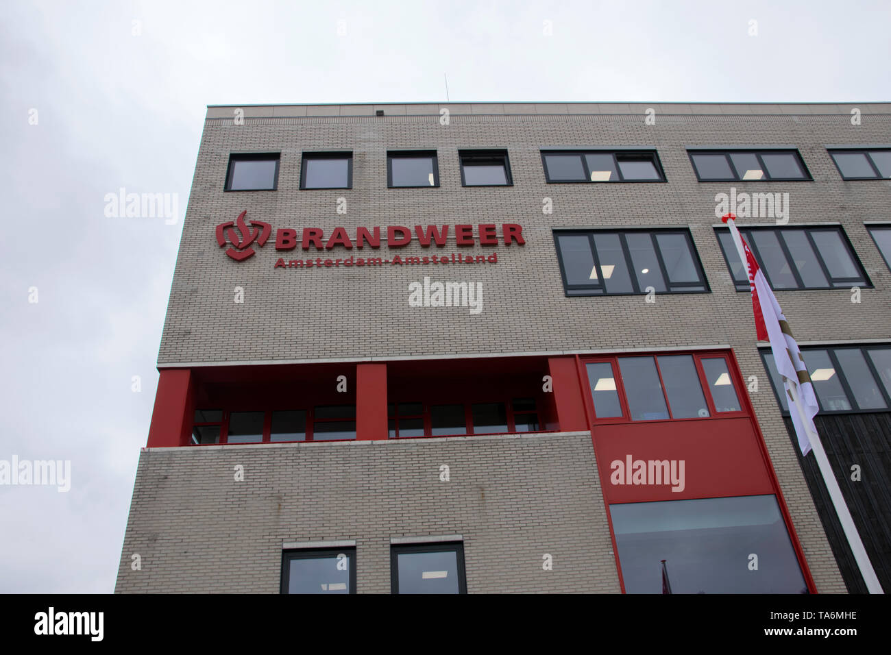 Fire Department Building At Amsterdam The Netherlands 2019 Stock Photo ...