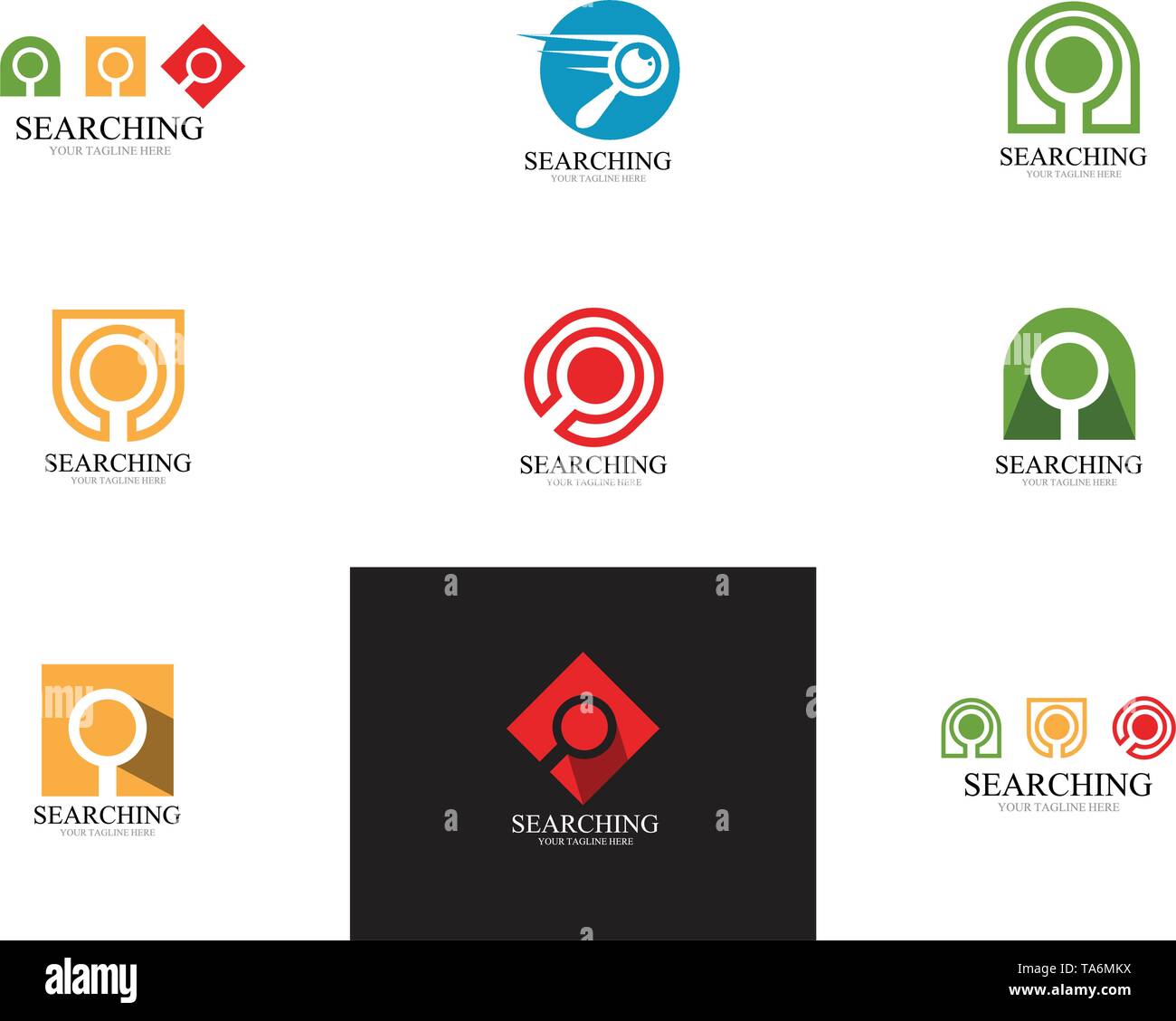 Search logo and symbol template vector Stock Vector Image & Art - Alamy