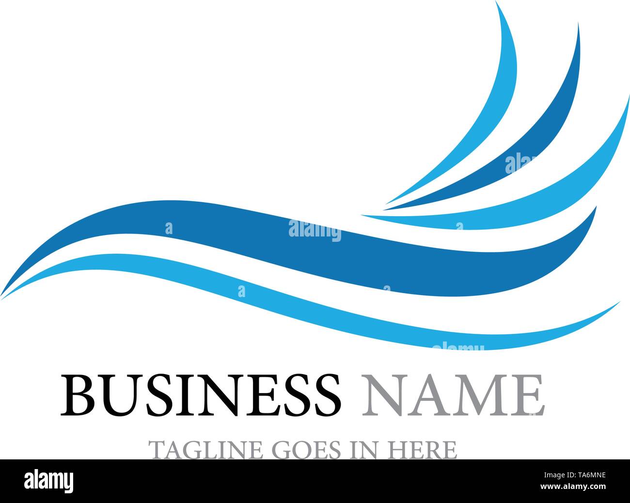 wave logo and symbol vector illustration design Stock Vector Image ...