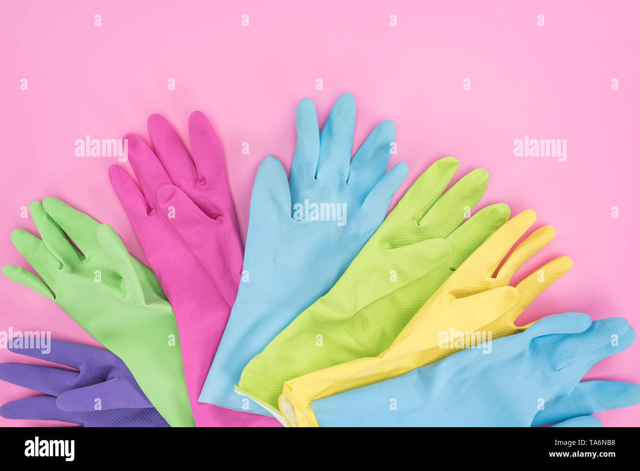 Top view multicolored rubber hi-res stock photography and images - Alamy
