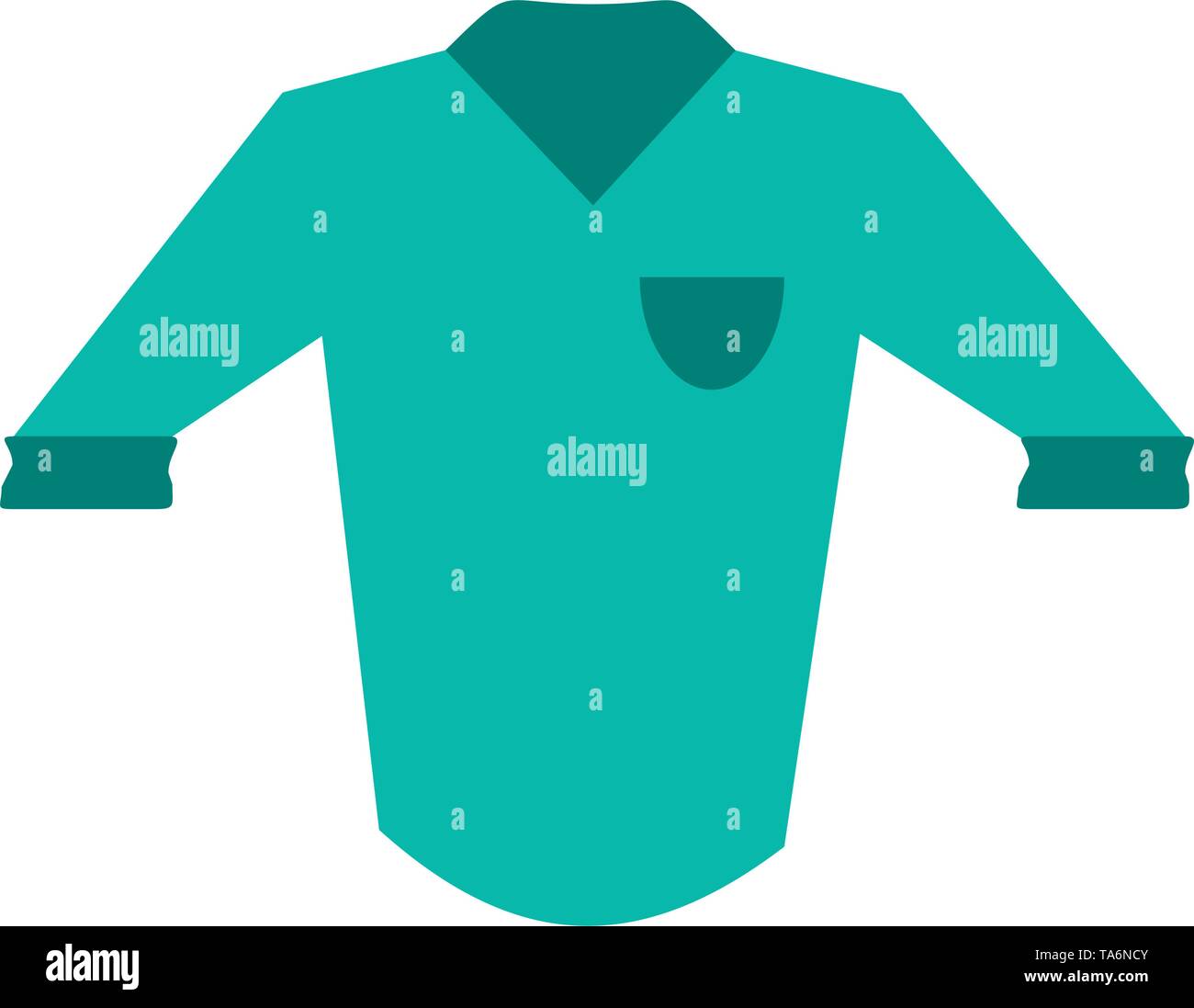 Male shirt clothes isolatd cartoon Stock Vector Image & Art - Alamy