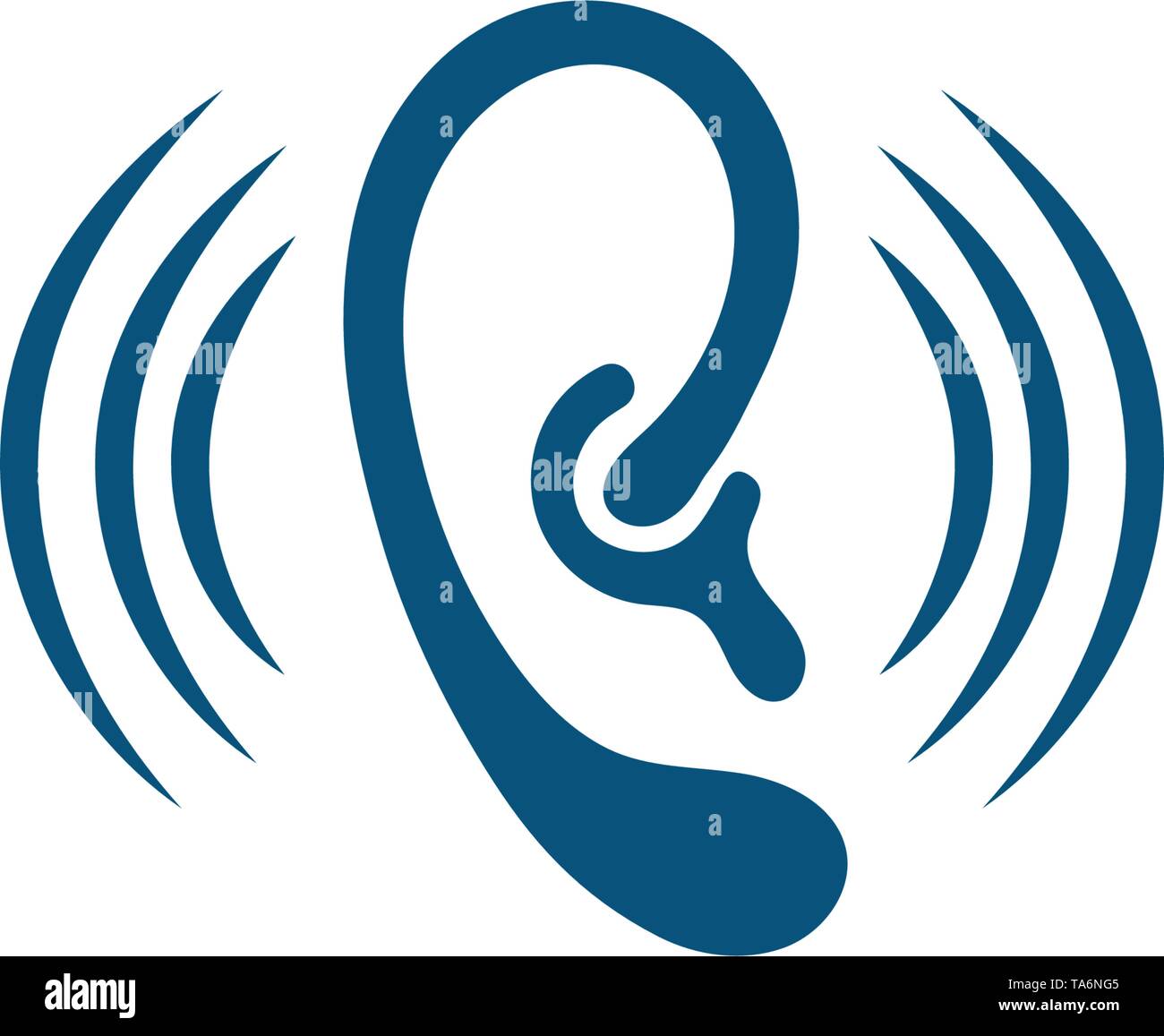 Hearing Logo Template vector icon design Stock Vector Image & Art - Alamy