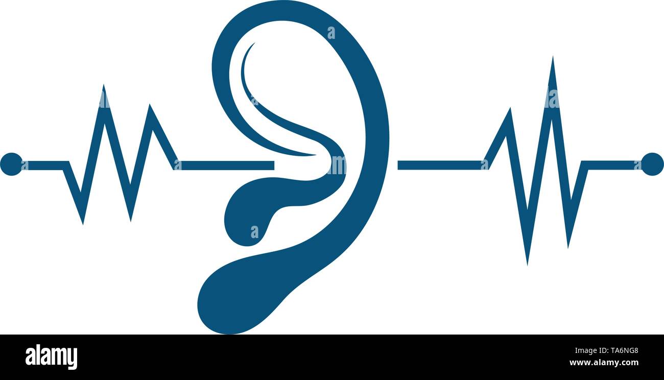 Hearing Logo Template vector icon design Stock Vector Image & Art - Alamy