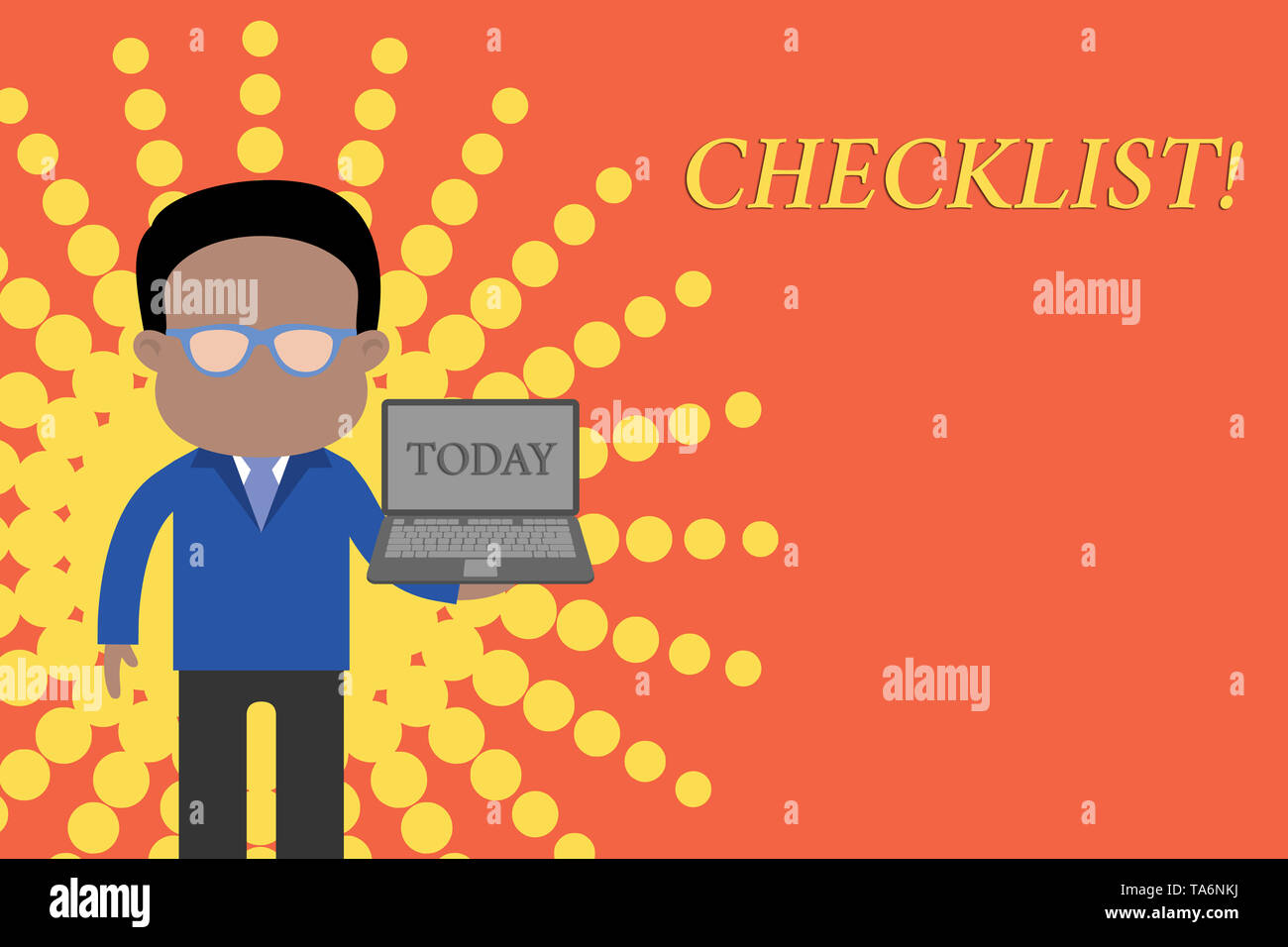 Writing note showing Checklist. Business concept for list items ...
