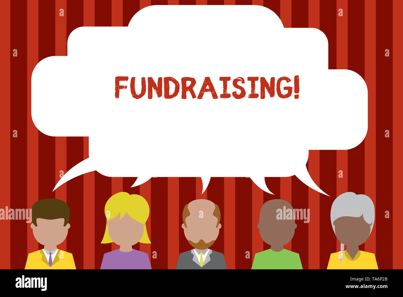 Conceptual hand writing showing Fundraising. Concept meaning seeking to ...