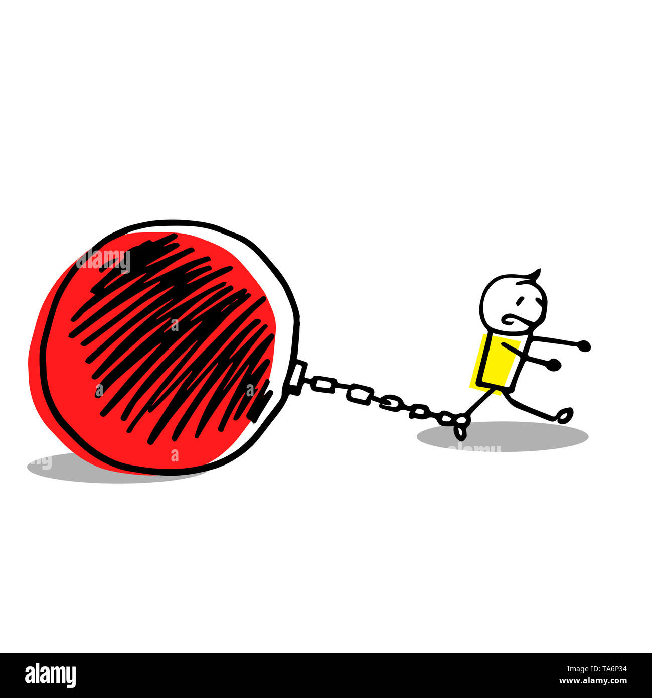 Debt countdown Cut Out Stock Images & Pictures - Alamy