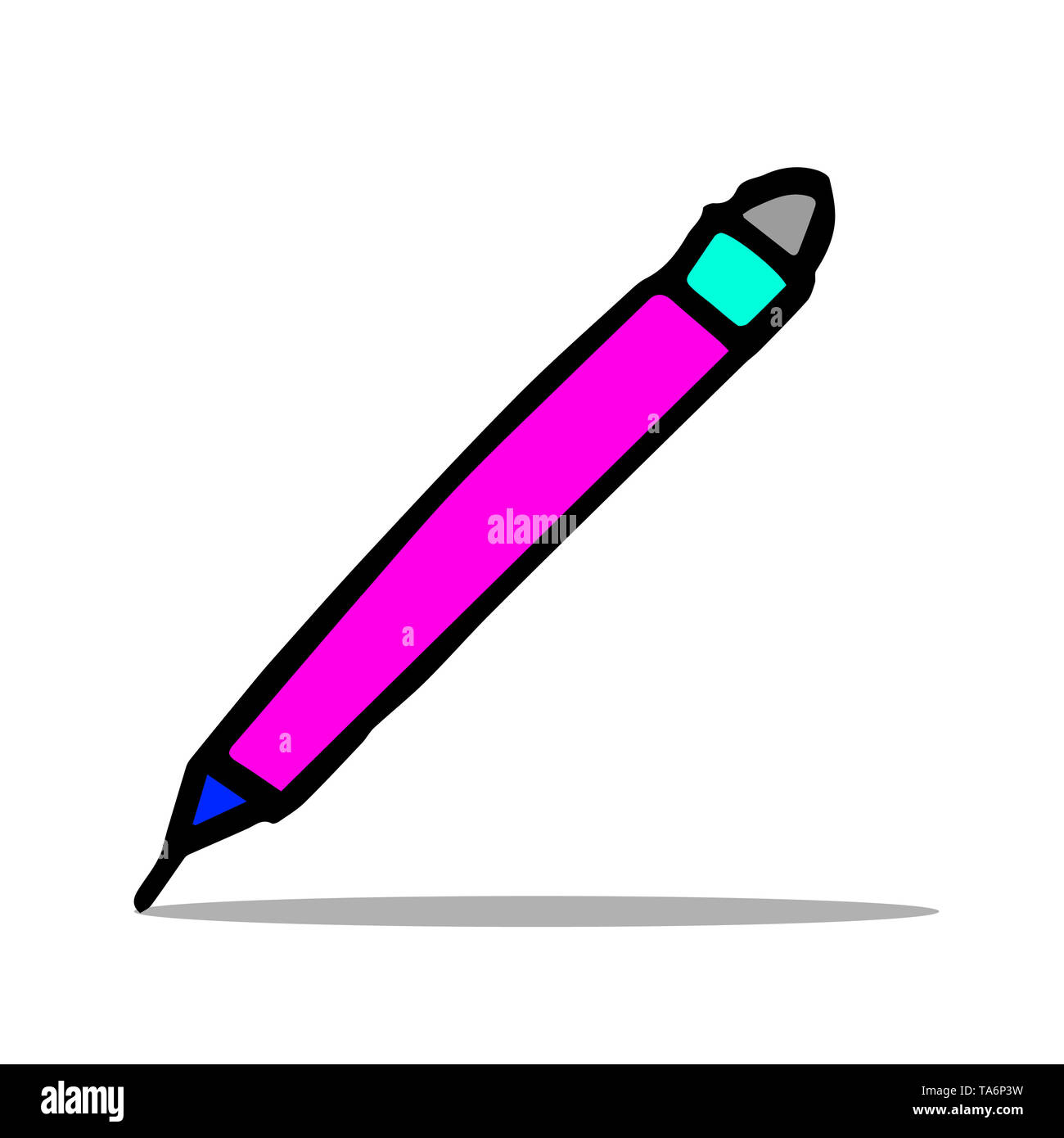 Hand drawn flat design Cut Out Stock Images & Pictures - Alamy