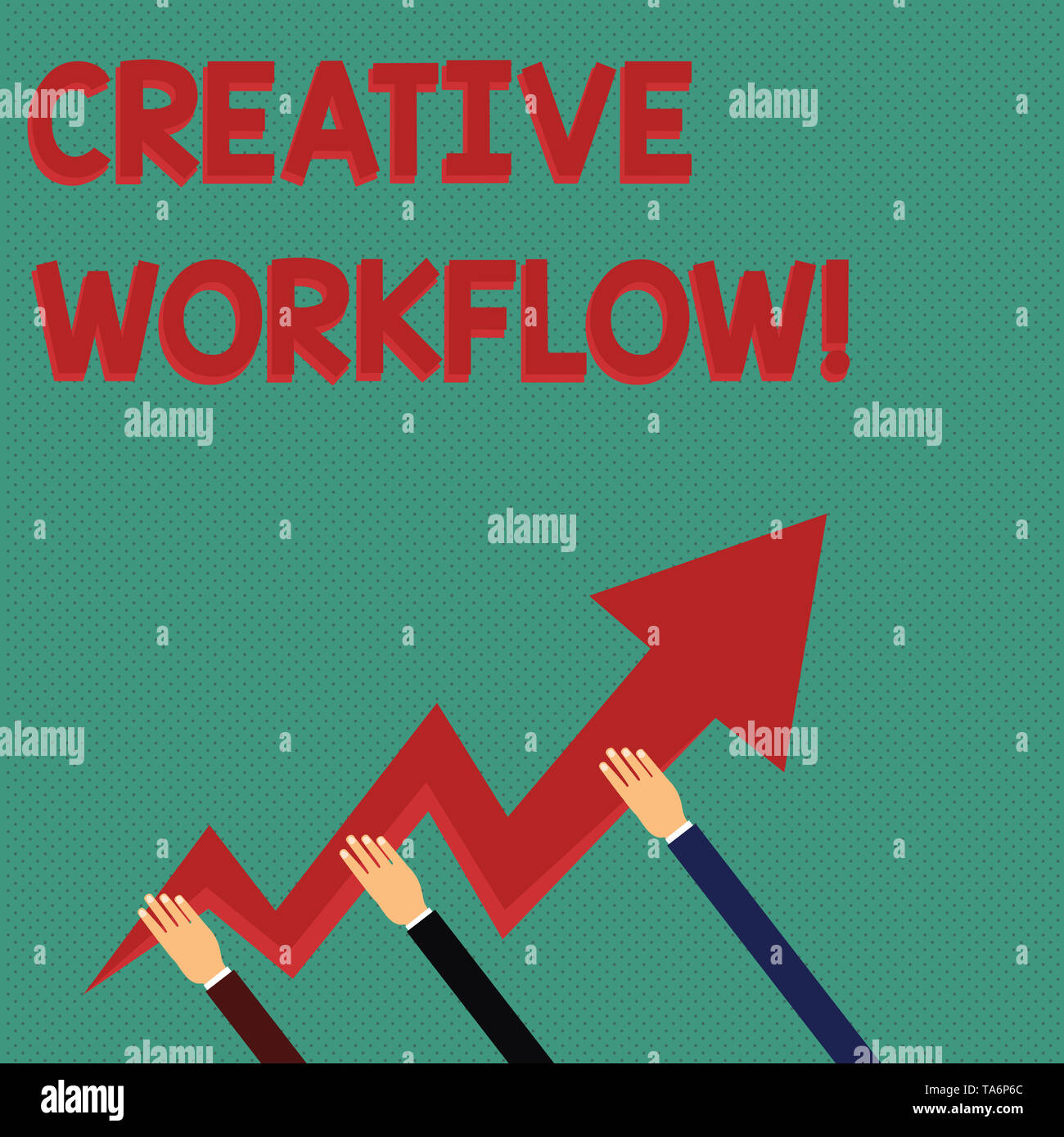 Conceptual hand writing showing Creative Workflow. Concept meaning the ...