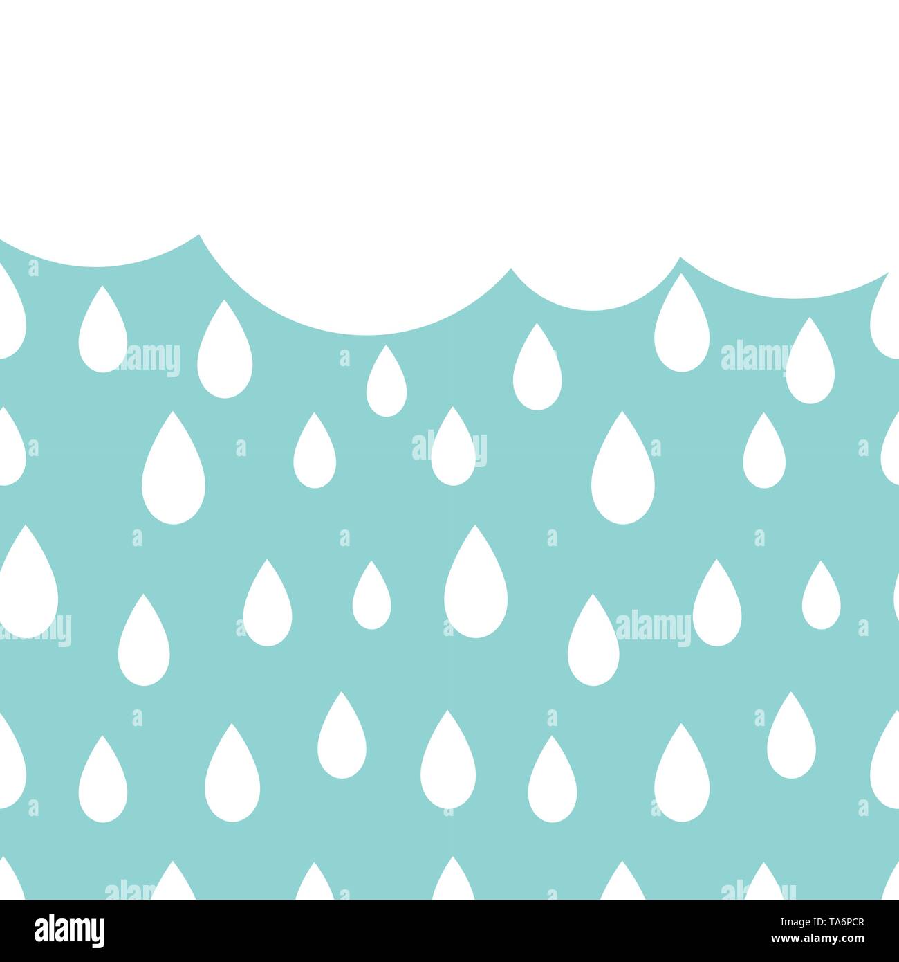 Raining cloud background. Vector illustration Stock Vector Image & Art ...