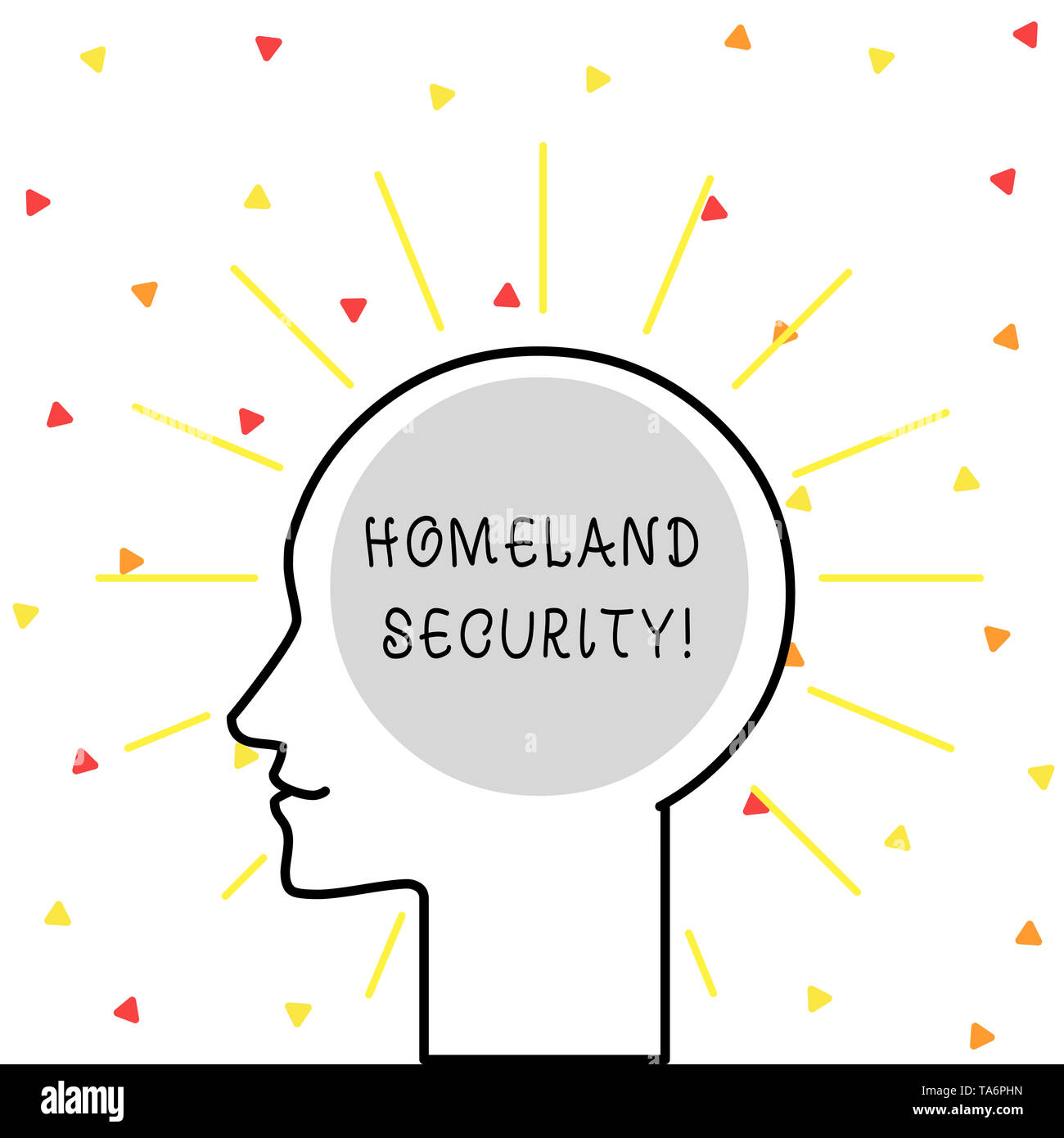 Conceptual hand writing showing Homeland Security. Concept meaning ...