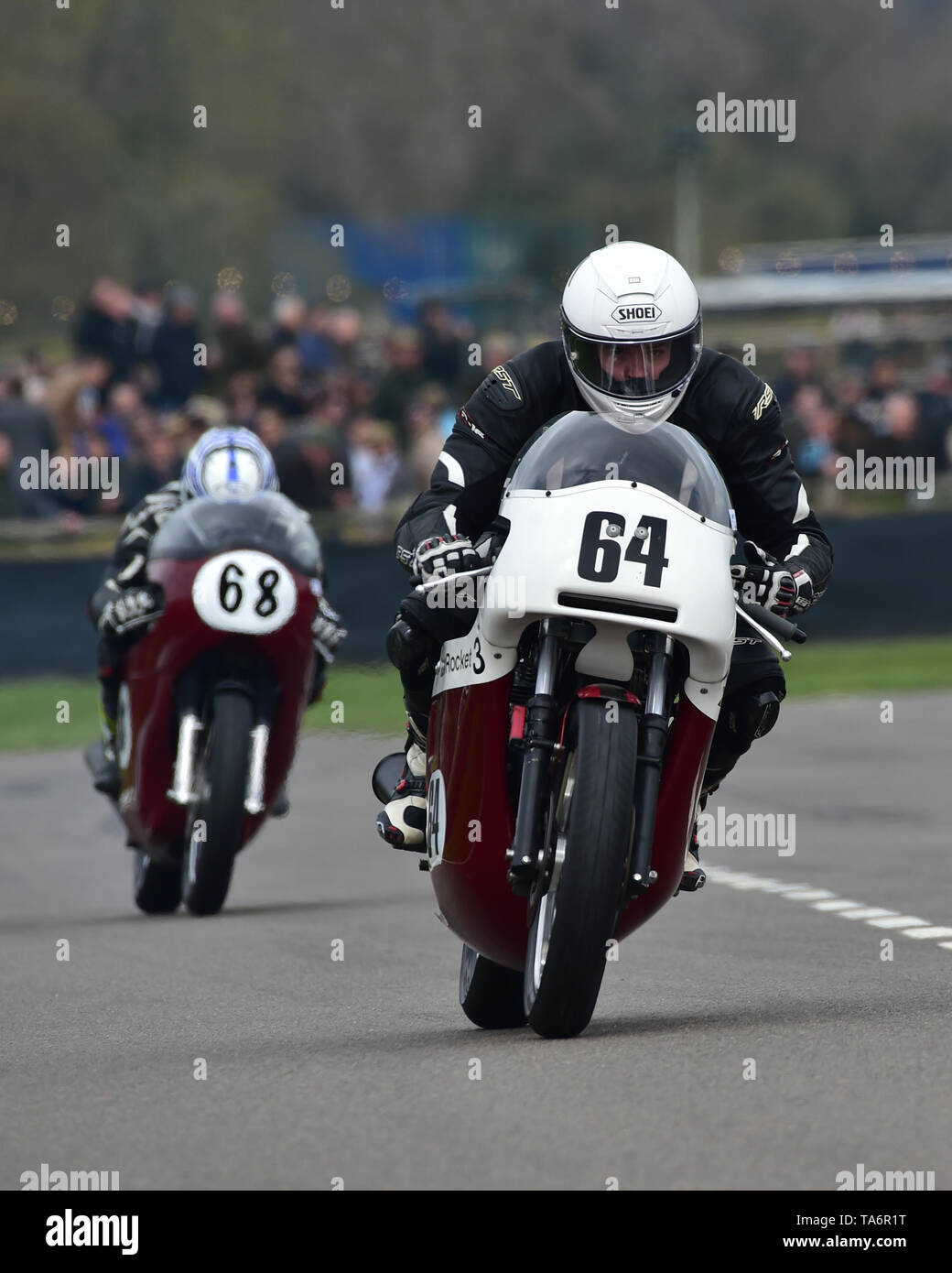Dorian Eardley, Rob North BSA Rocket 3, Sheene Trophy, Goodwood, 77th ...