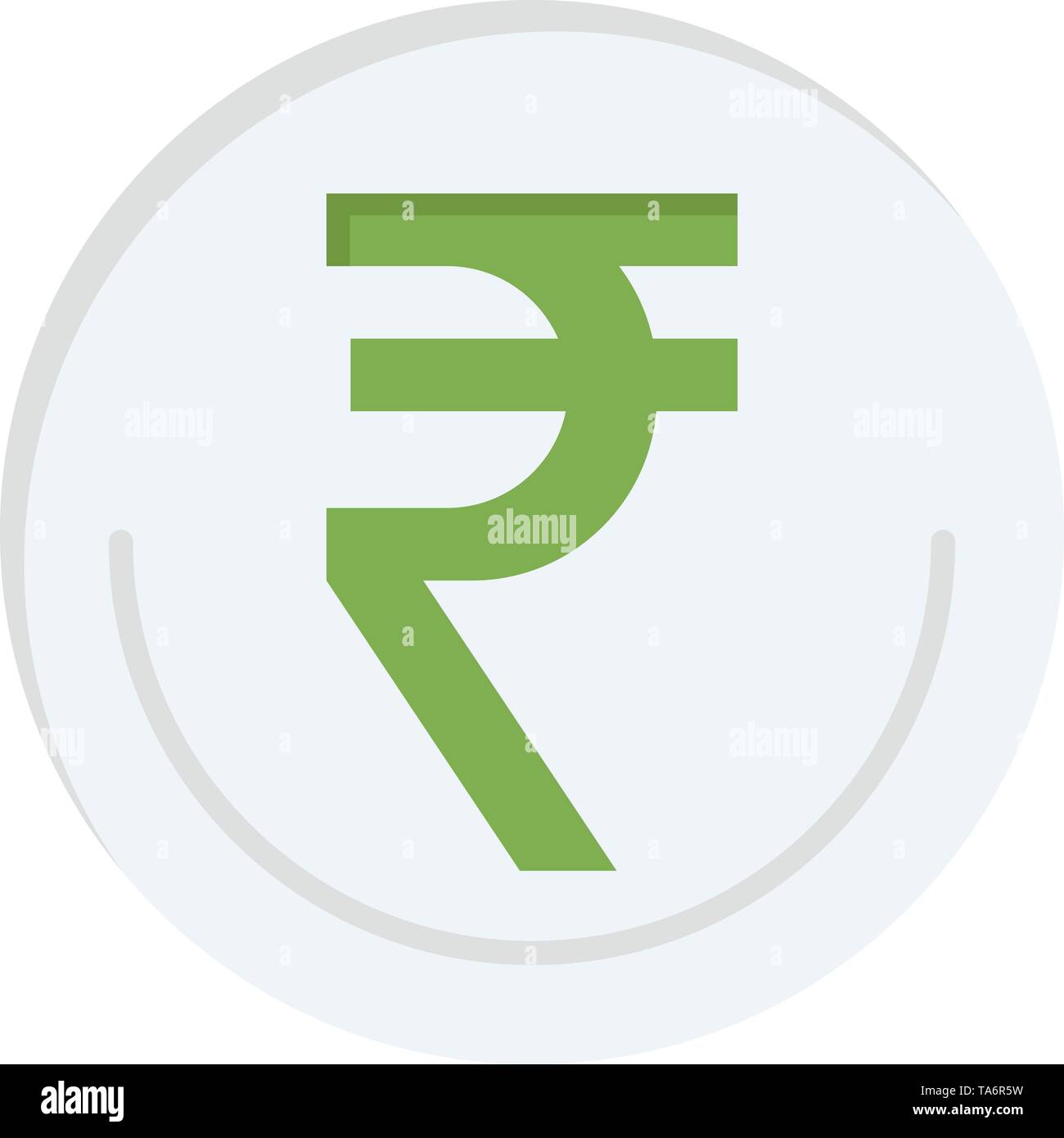 Indian rupee icon vector vectors hi-res stock photography and images ...