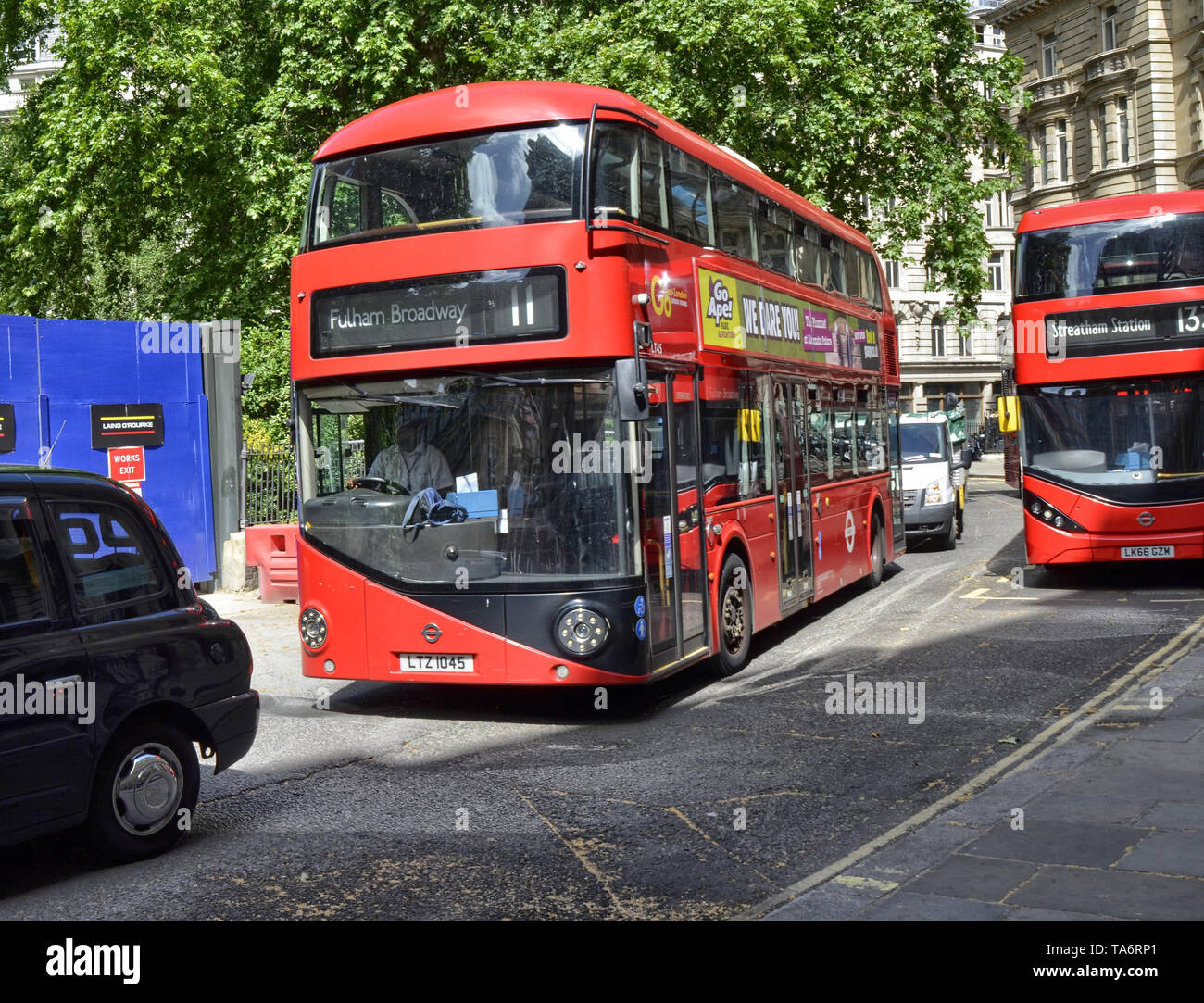 London, United Kingdom, June 14 2018. In Finsbury Circus Square we can ...