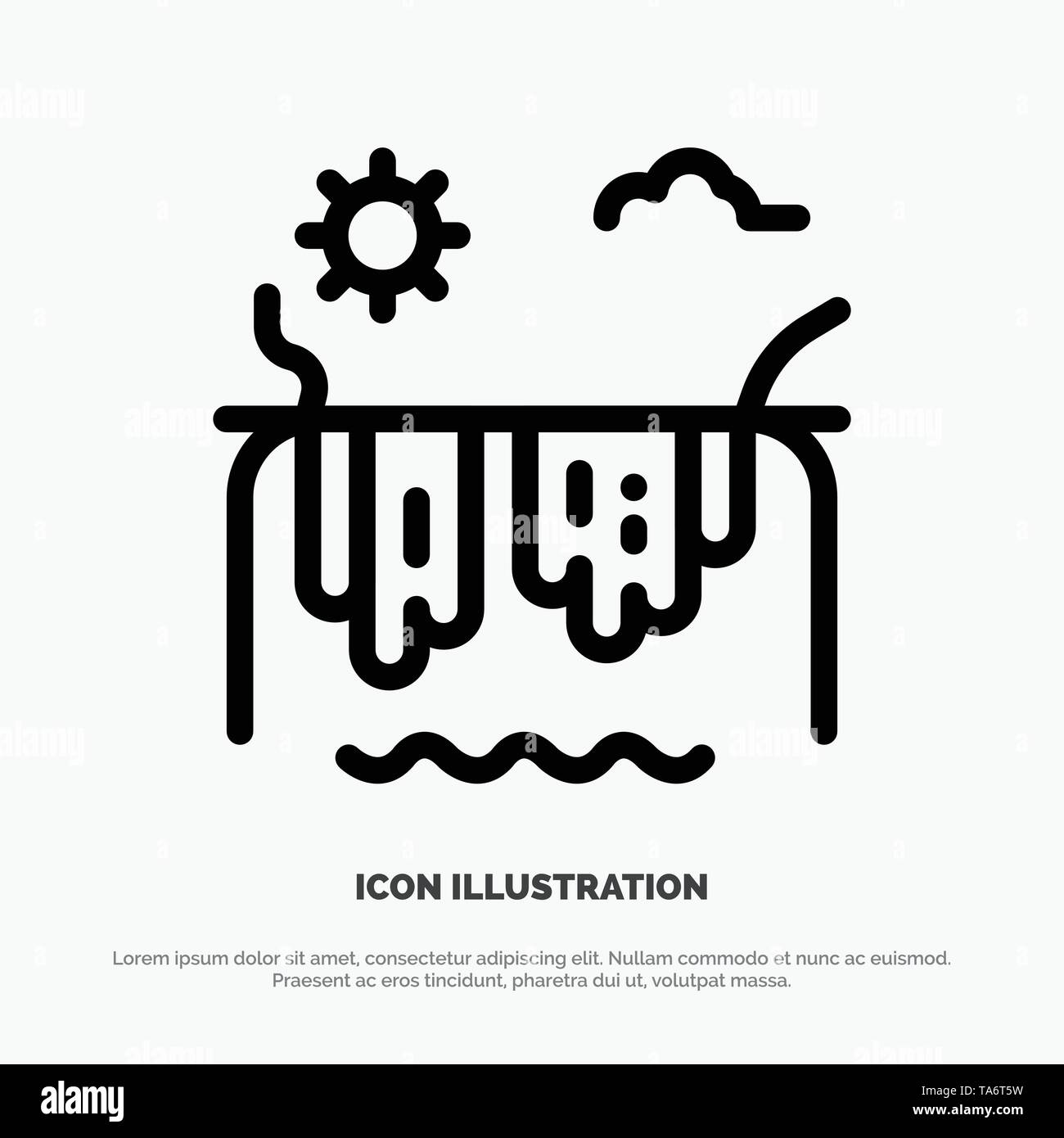 Canada mountains Stock Vector Images - Alamy