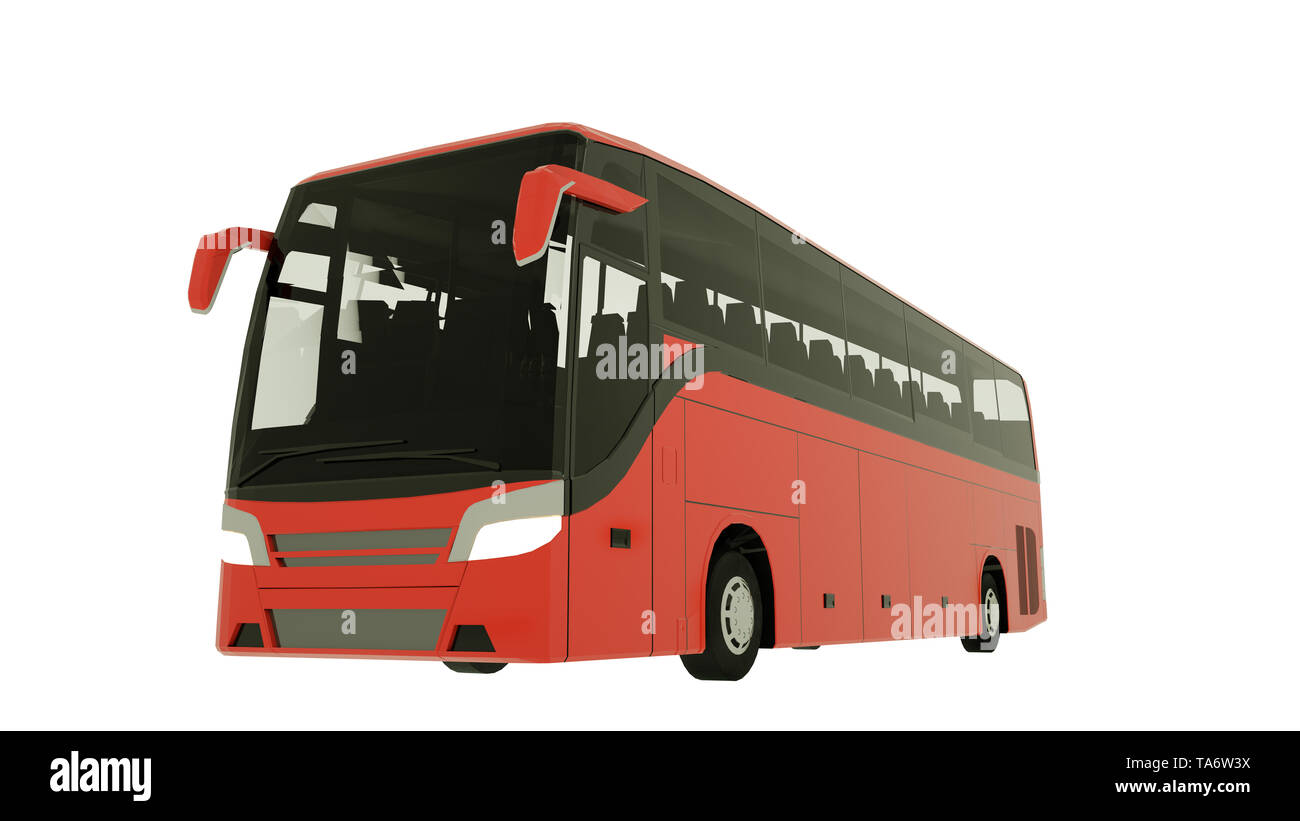 Bus mockup tour Cut Out Stock Images & Pictures - Alamy