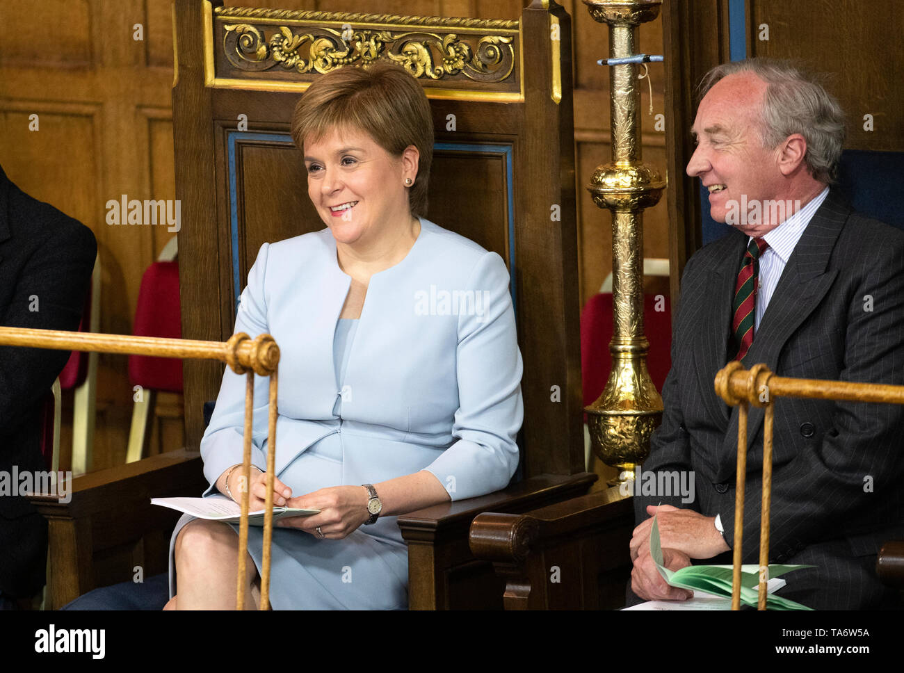 First Minister Nicola Sturgeon alongside the Lord High Commissioner the ...