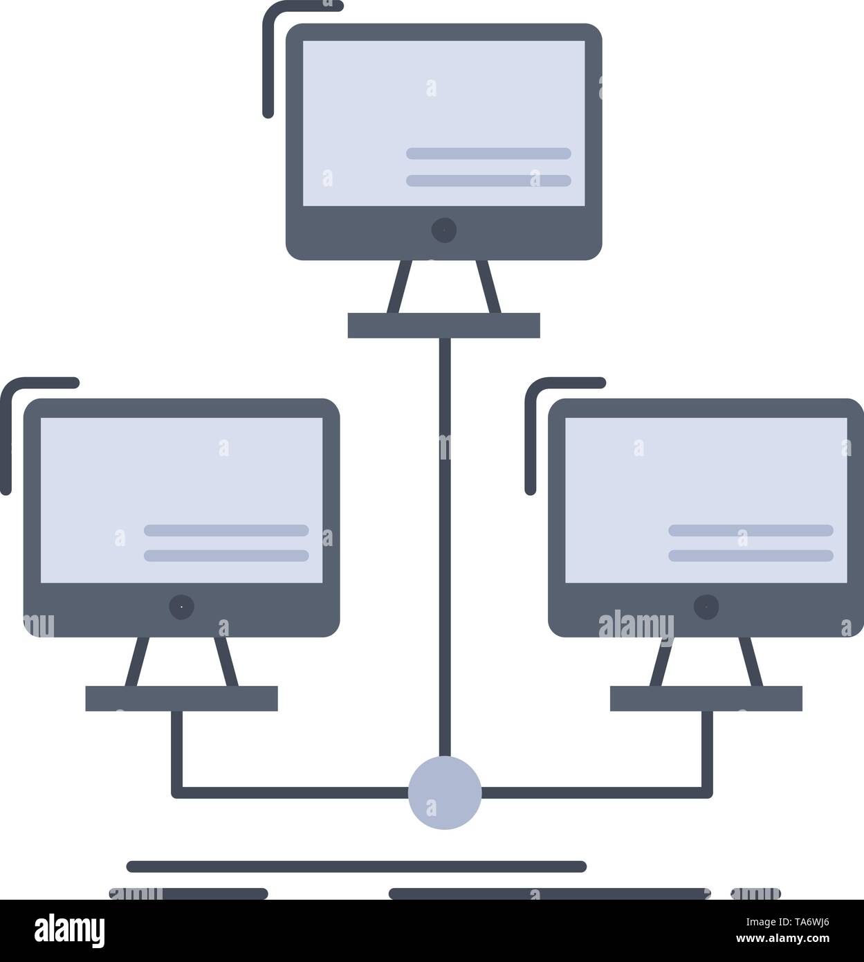 Distributed architecture Stock Vector Images - Alamy