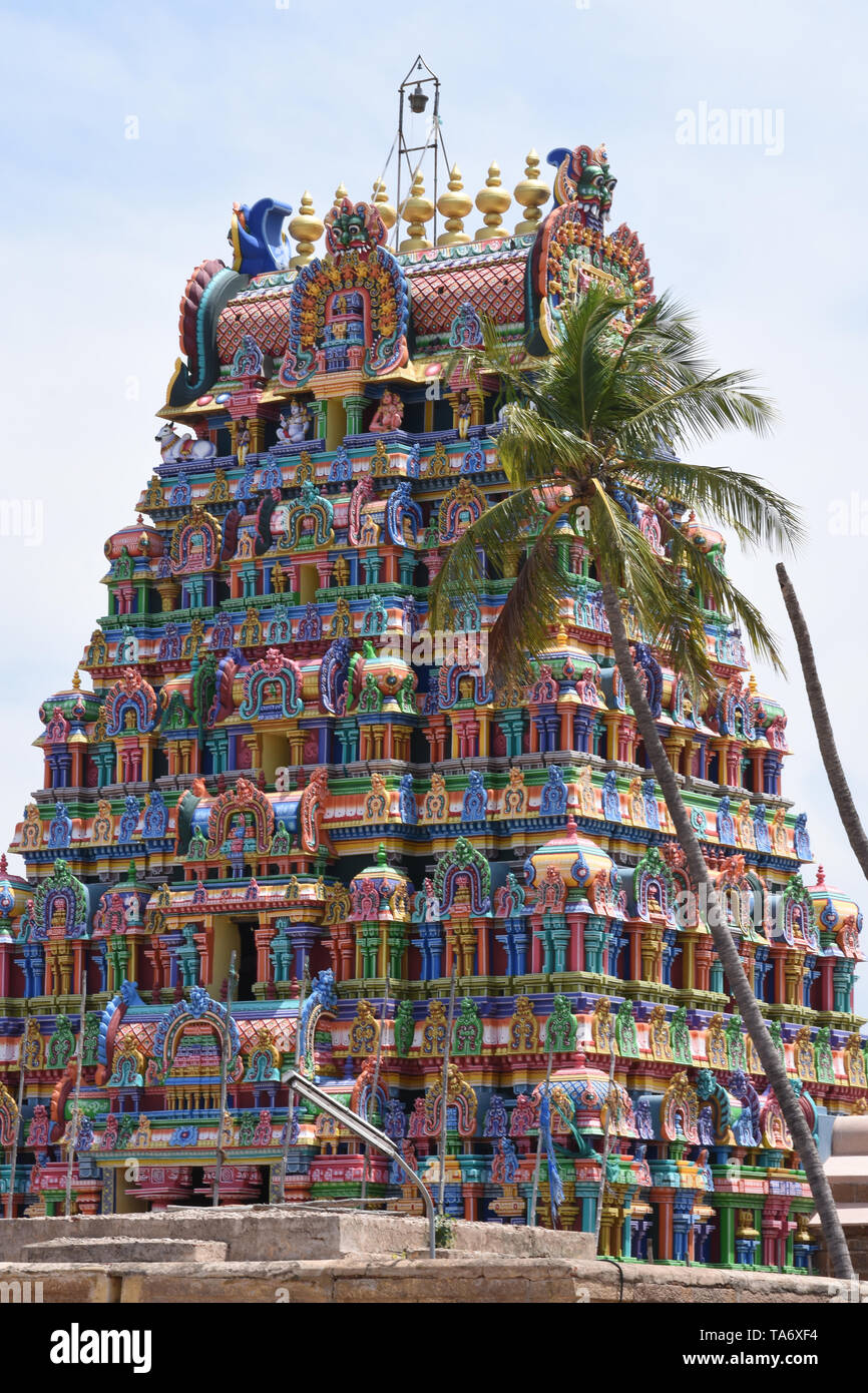 Srirangam india temples hi-res stock photography and images - Alamy