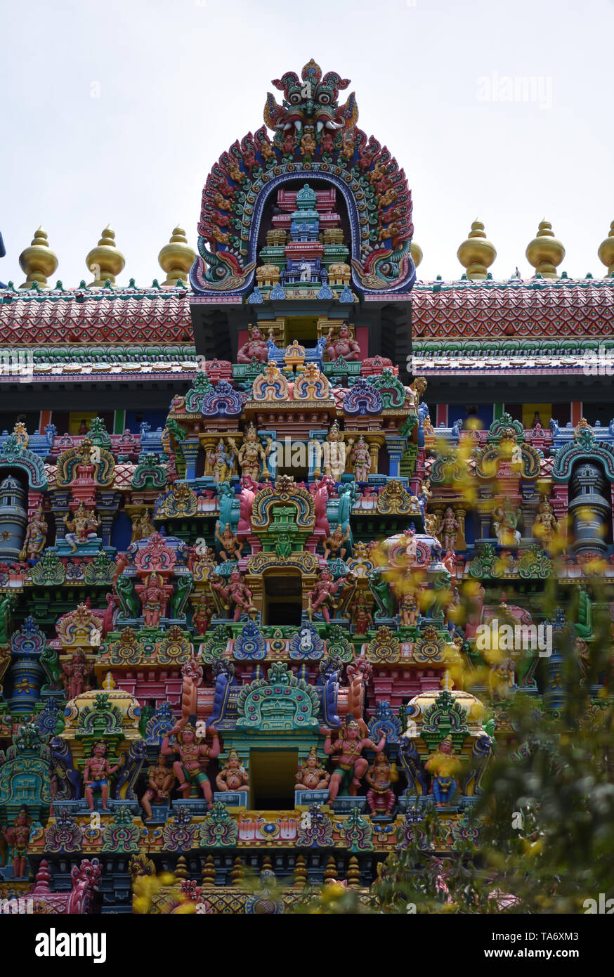 Colorful Indian Temples Stock Photo - Alamy