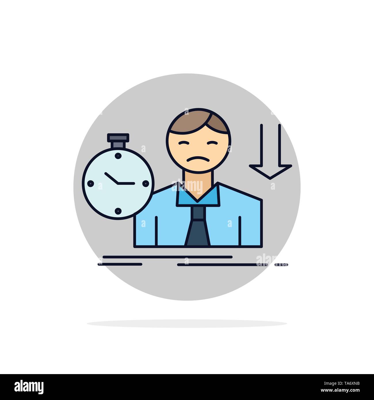 Disappointment phone Stock Vector Images - Alamy