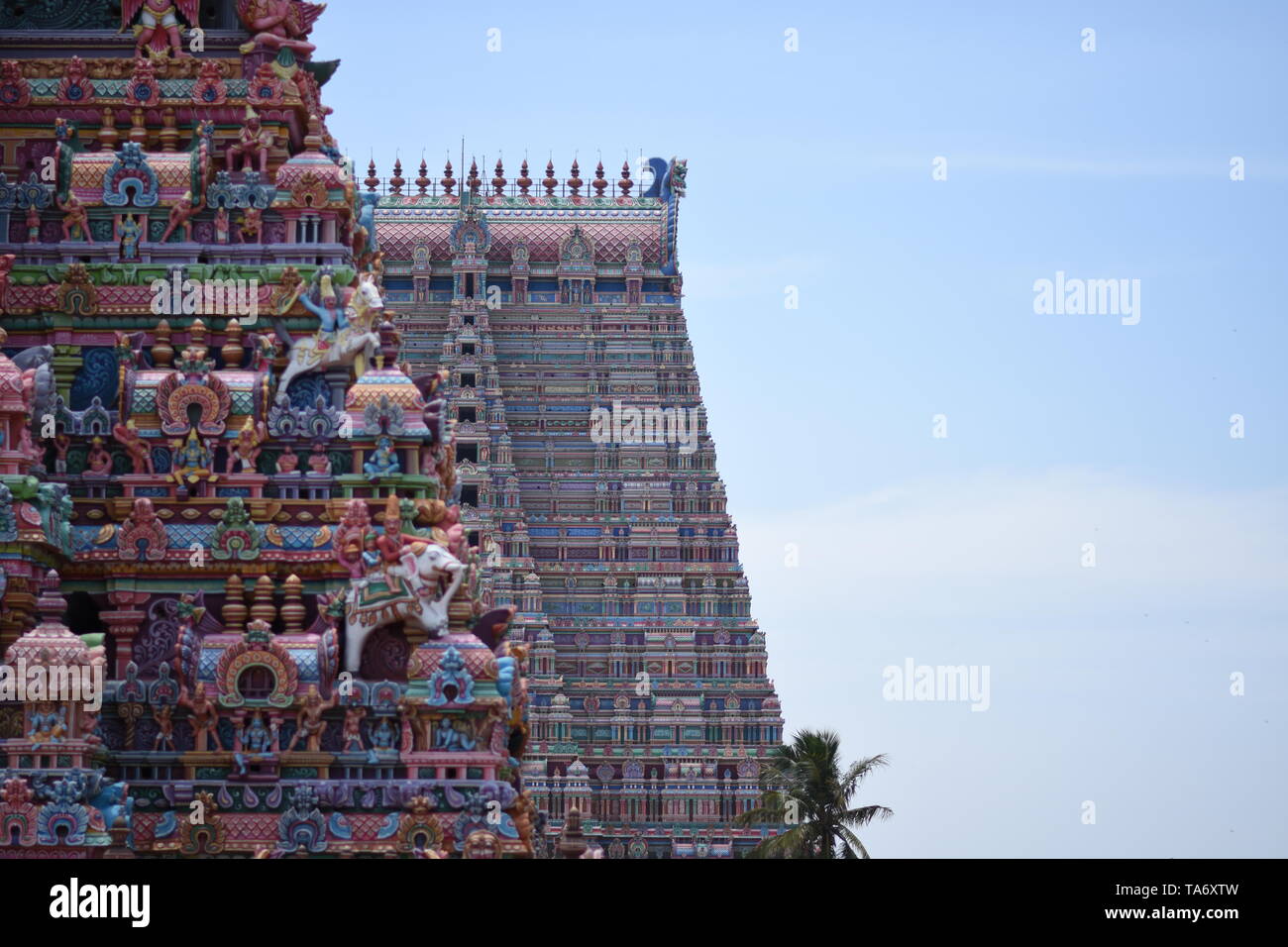 Colorful Indian Temples Stock Photo - Alamy