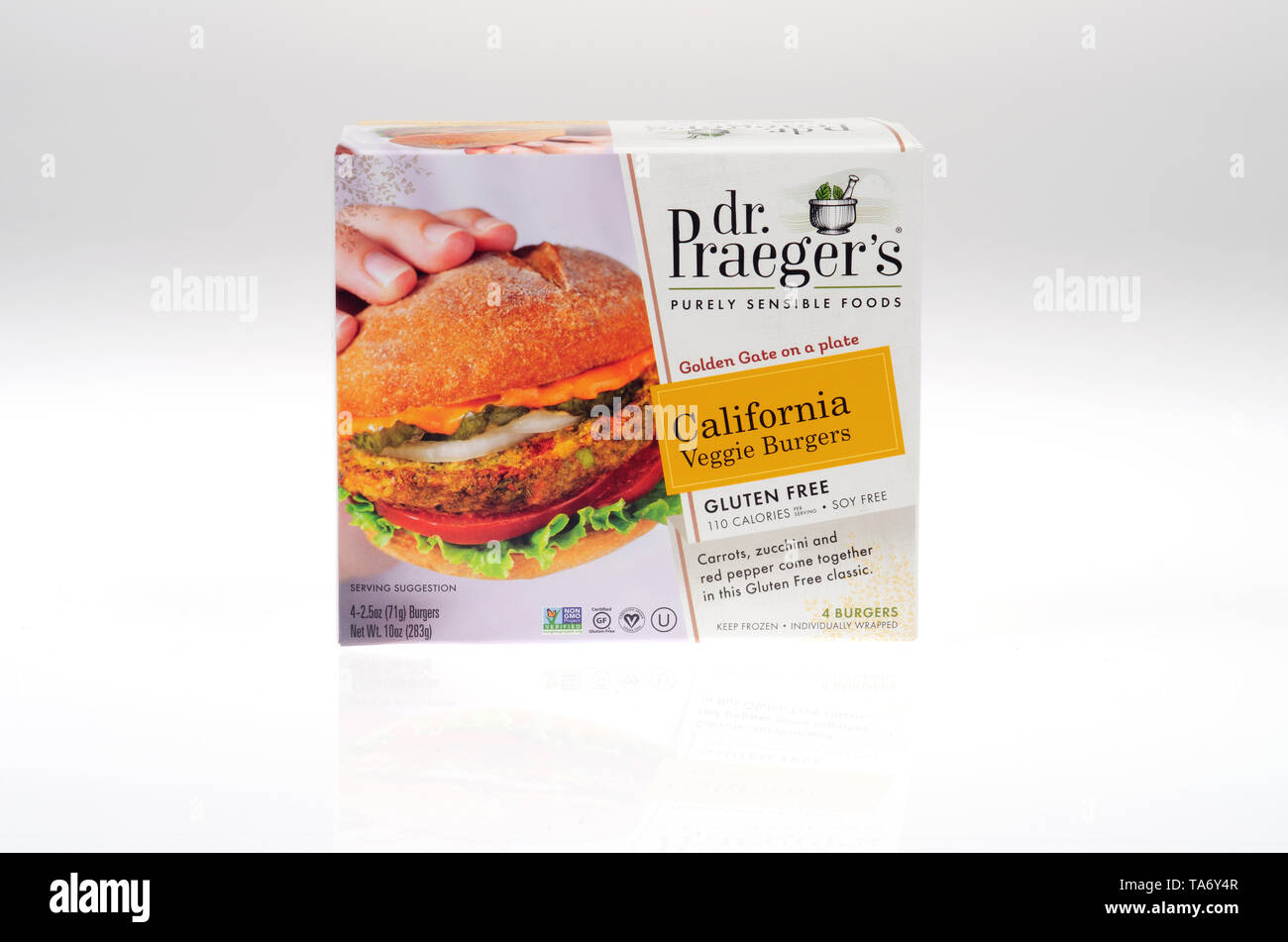 Dr praegers veggie burger hi-res stock photography and images - Alamy