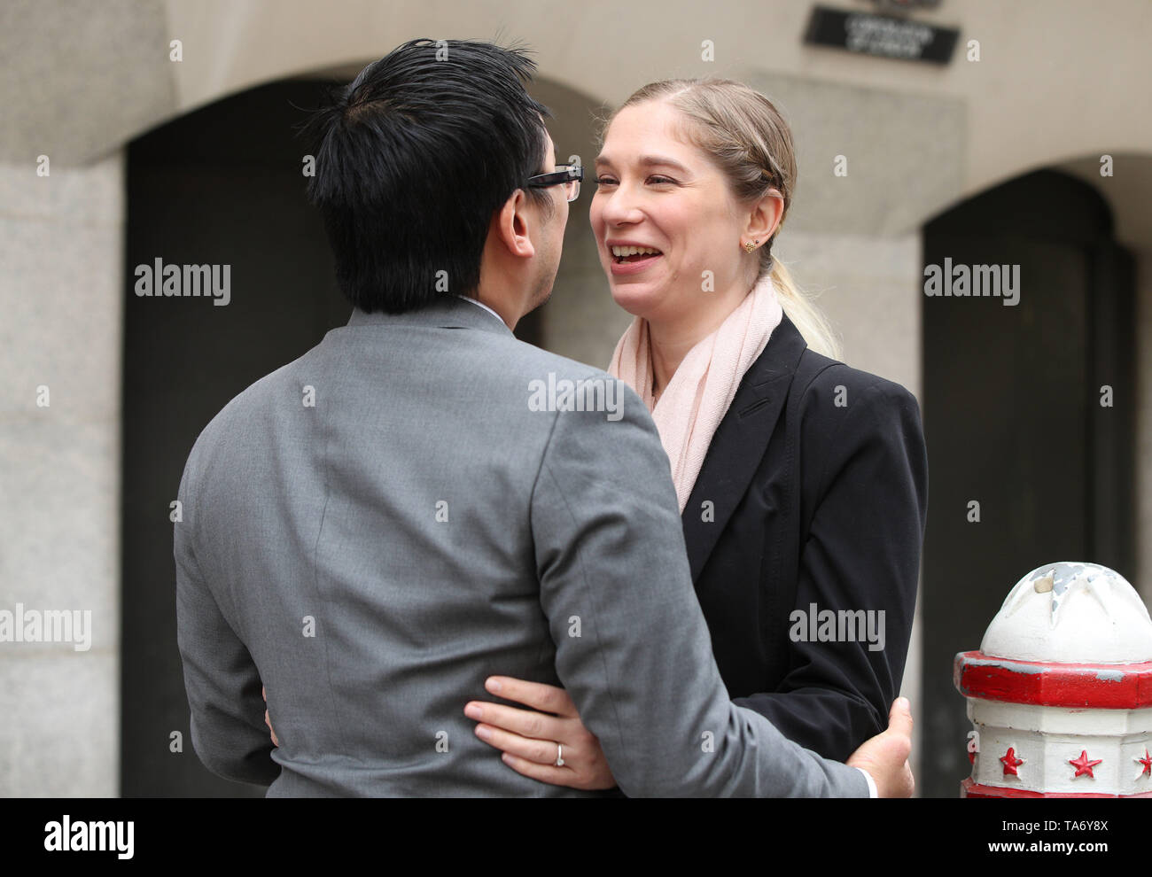 Victims of the attack journalist geoff ho australian candice hedge hi ...